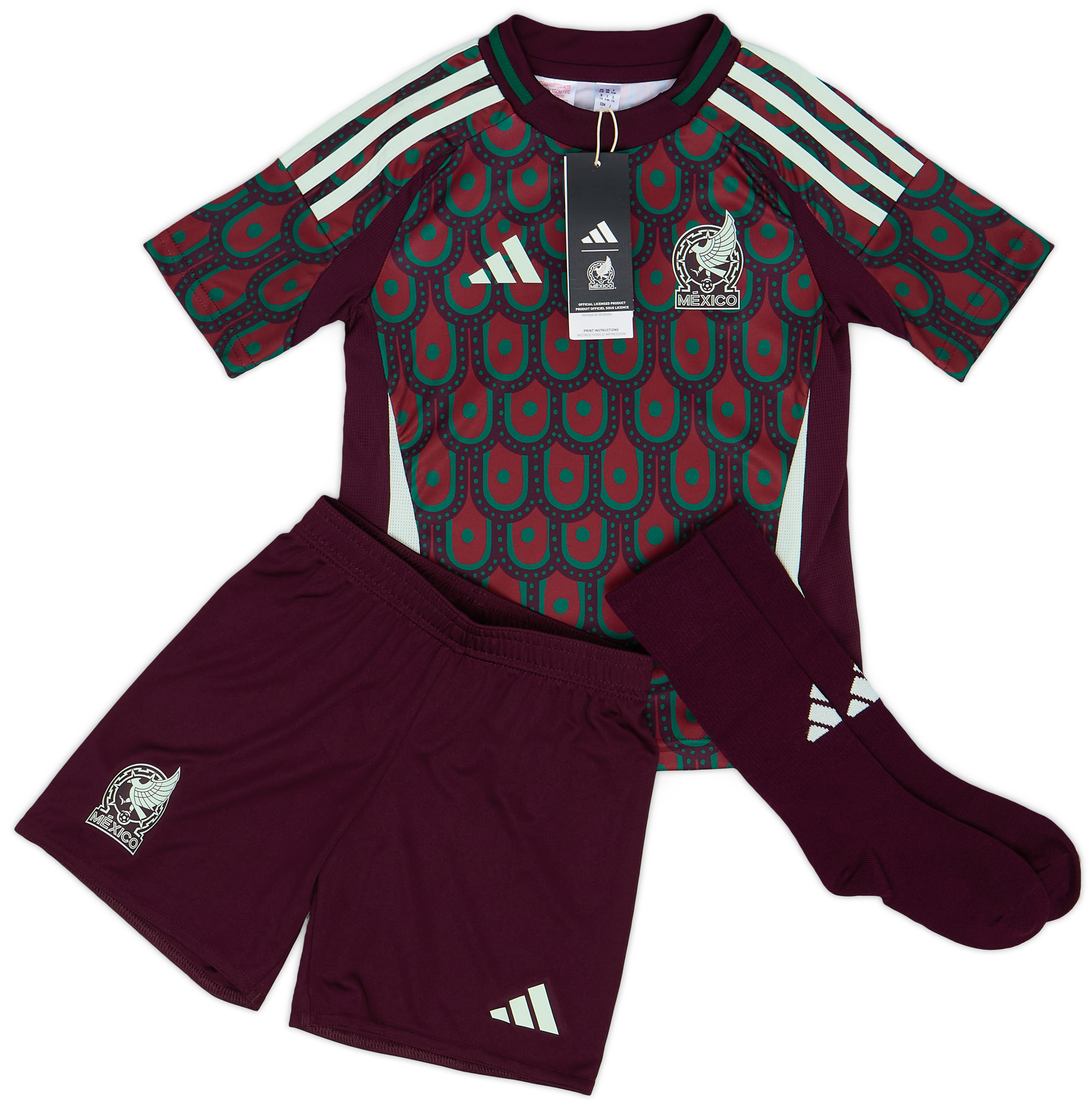 2024-25 Mexico Home Full Kit (Little Kids)