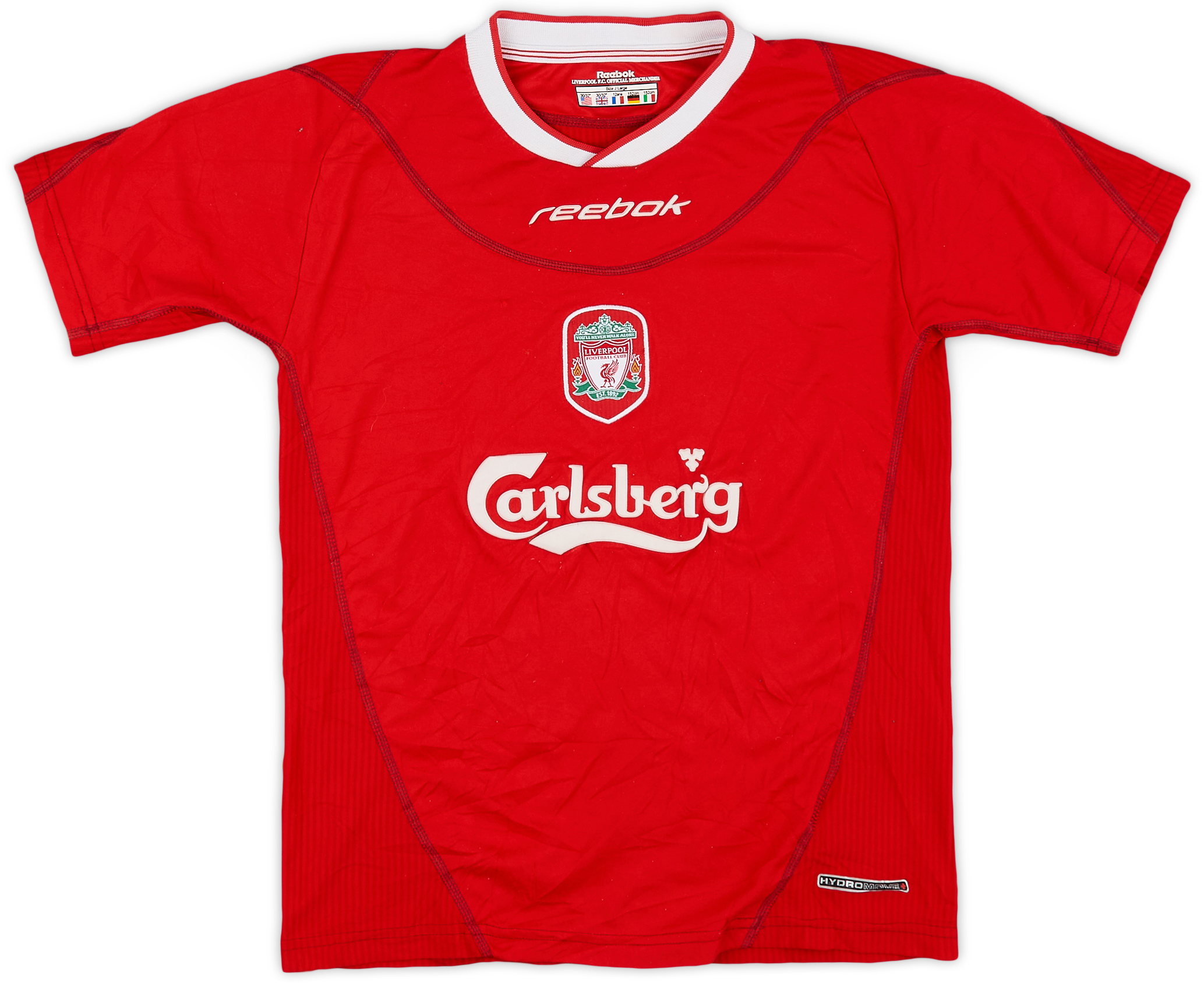 2002-04 Liverpool Home Shirt - 6/10 - (L.Boys)