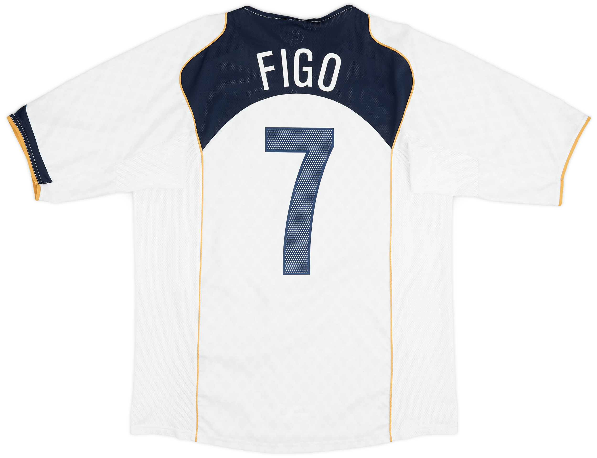 2004-06 Portugal Away Shirt Figo #7 - 9/10 - (L)