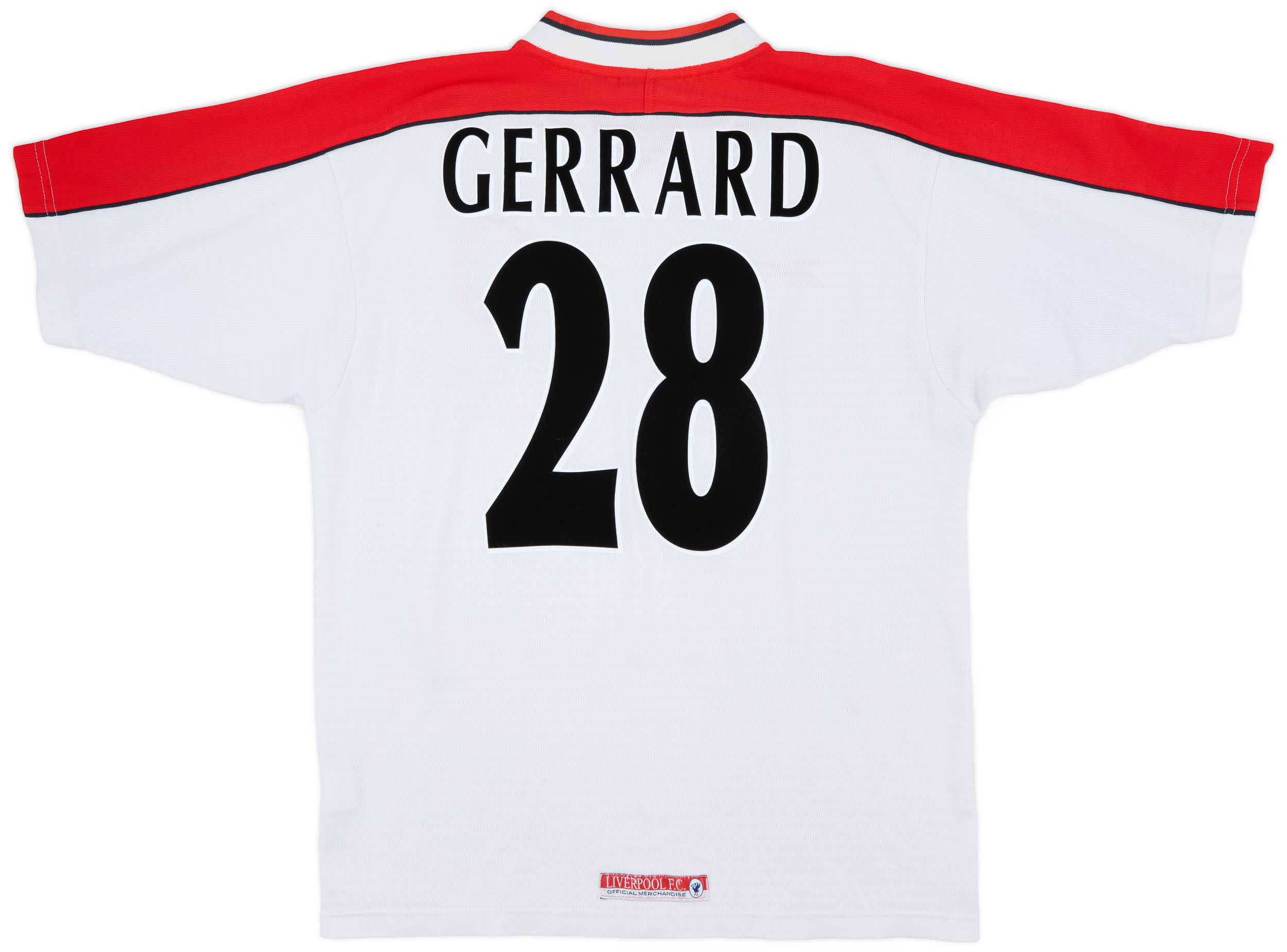 1998-99 Liverpool Away Shirt Gerrard #28 - 6/10 - (M)
