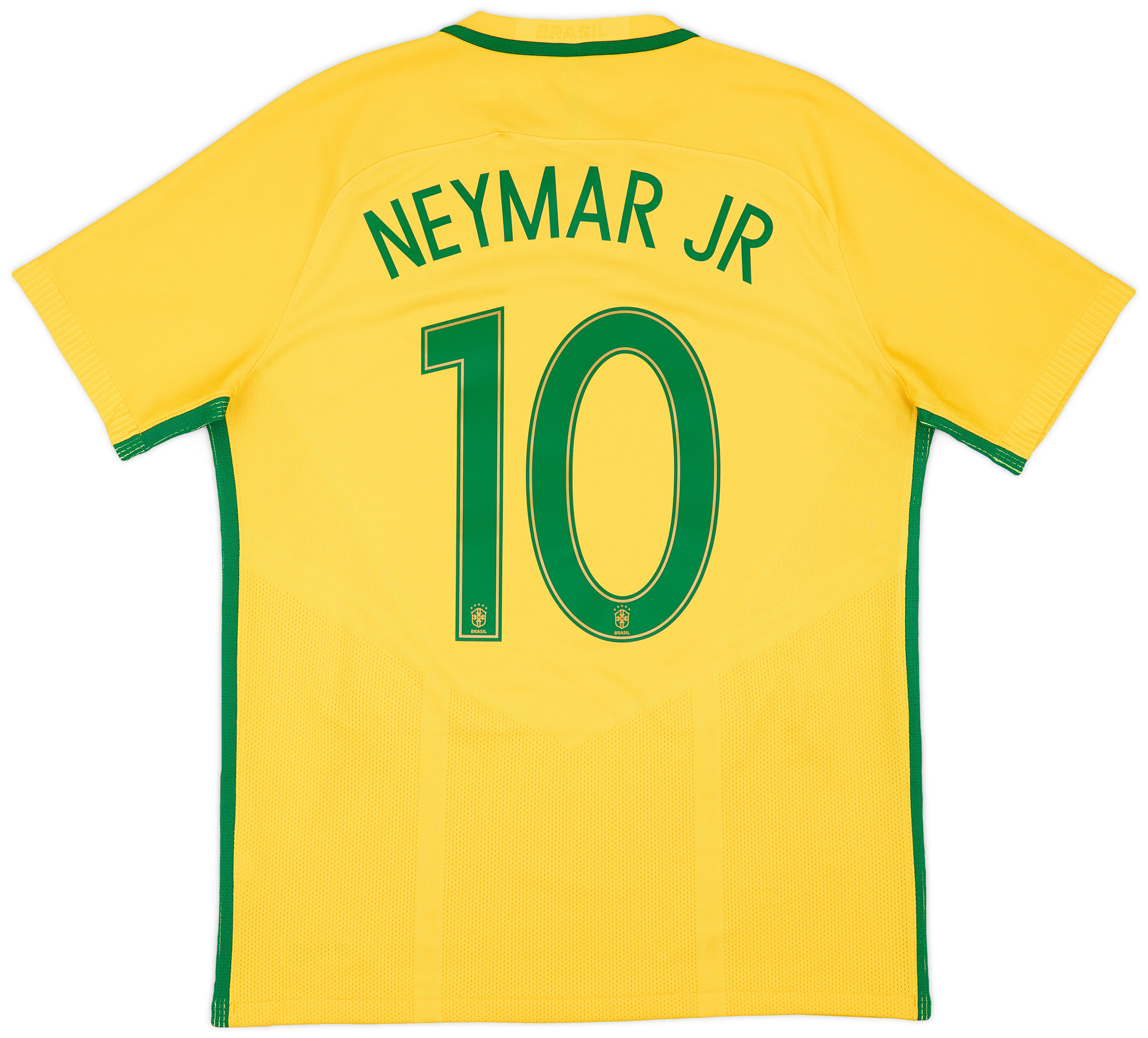 2016-17 Brazil Player Issue Home Shirt Neymar #10 - 5/10 - (L)