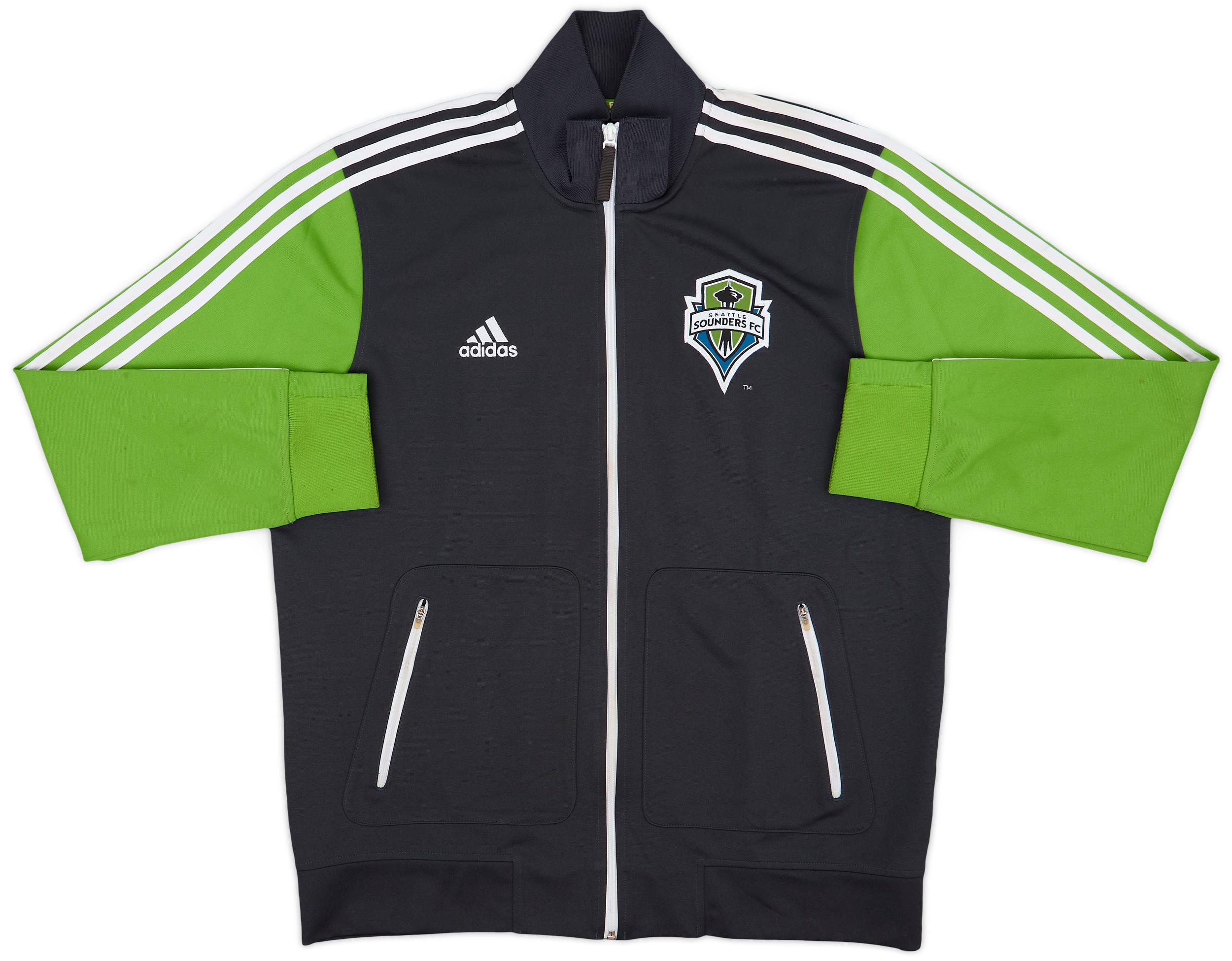 2012-13 Seattle Sounders adidas Track Jacket - 8/10 - (XL)