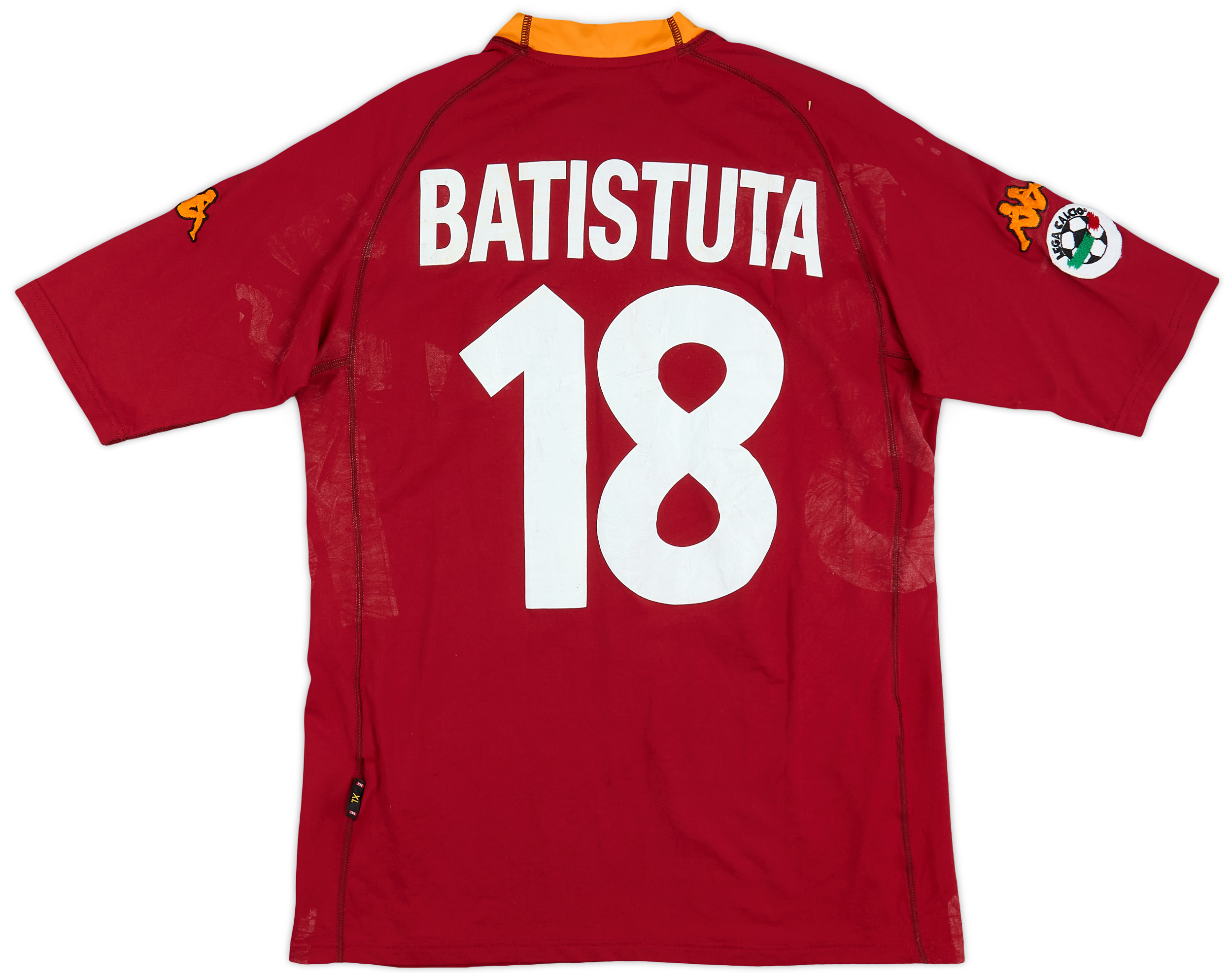 2000-01 Roma Home Shirt Batistuta #9 - 5/10 - (XL)