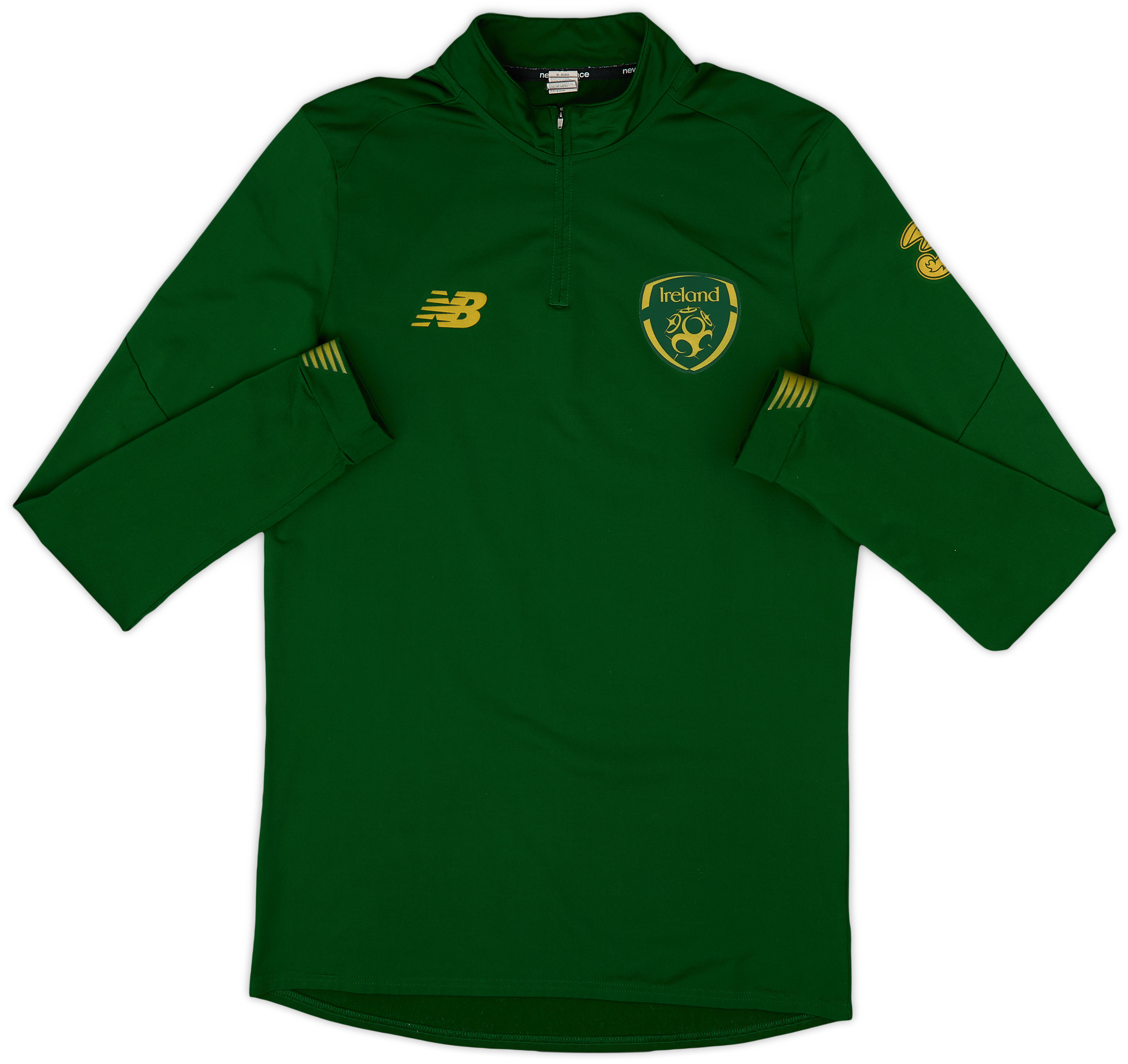 2017-18 Ireland New Balance 1/4 Zip Training Top - 9/10 - (M)