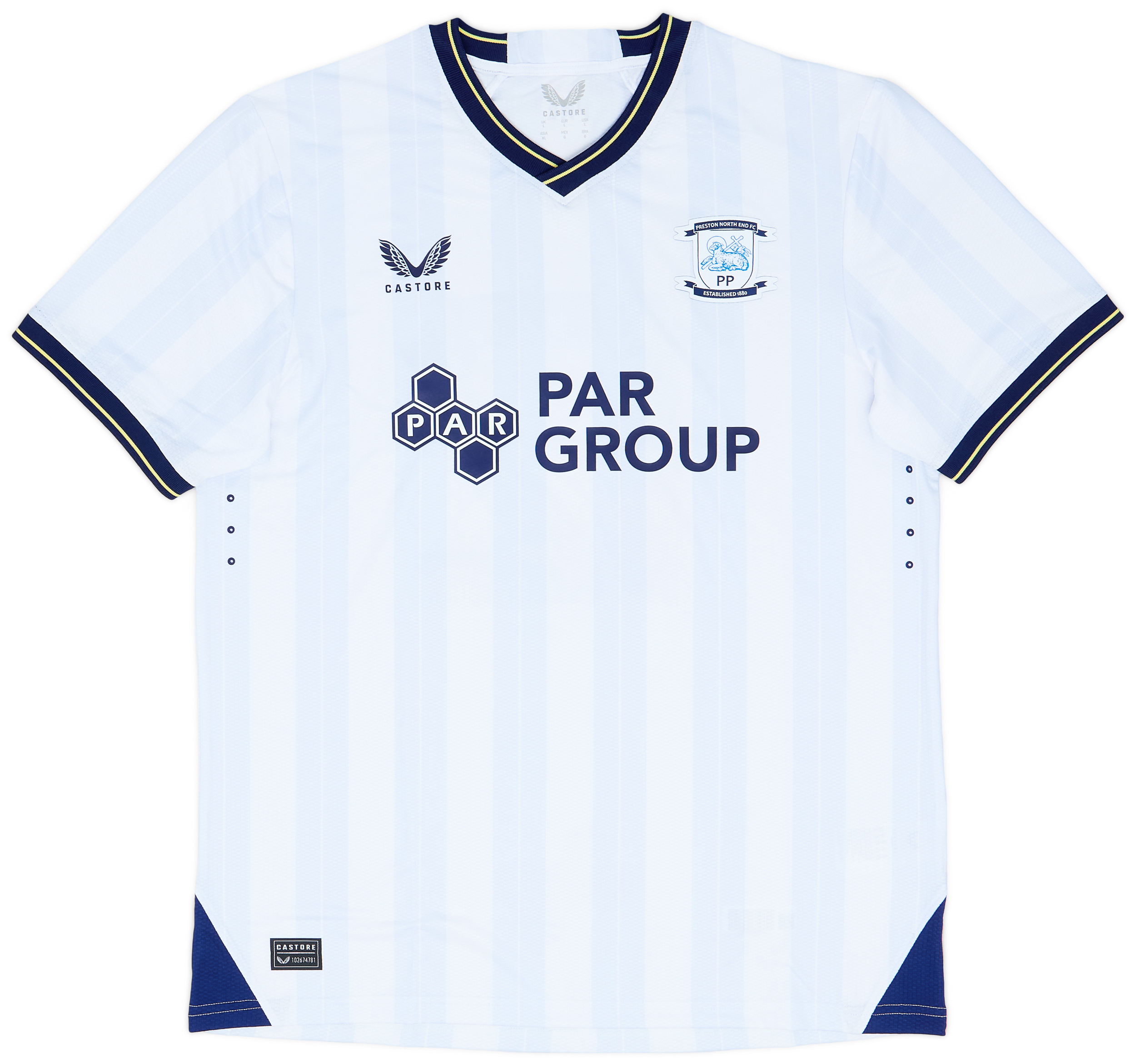 2023-24 Preston North End Match Issue Home Shirt #12