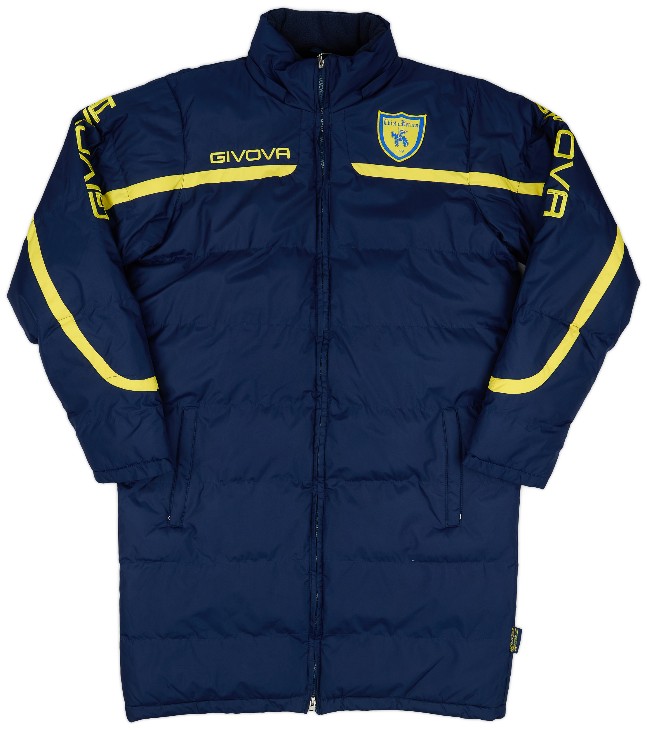 2018-19 Chievo Verona Givova Long Padded Jacket - 7/10