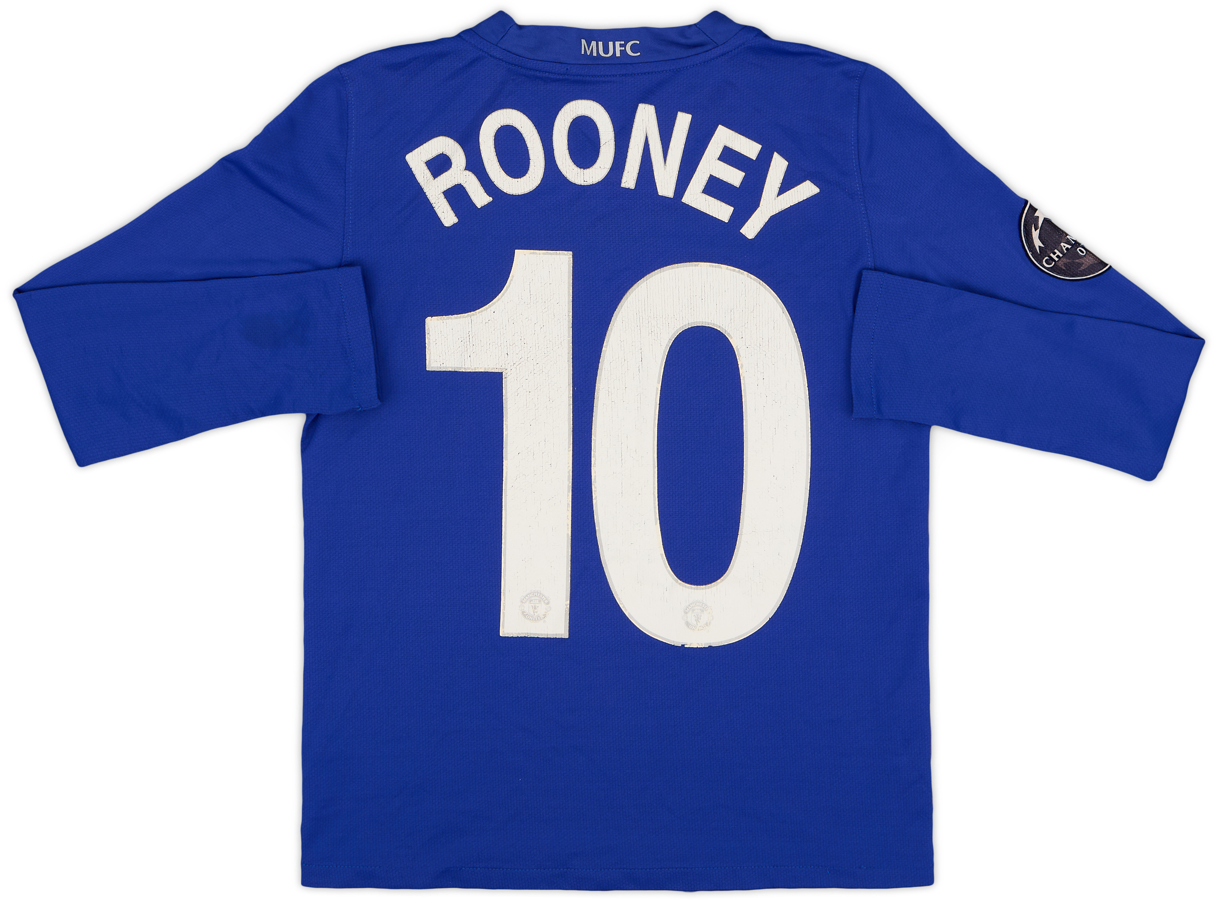 2008-09 Manchester United Third L/S Shirt Rooney #10 - 6/10 - (M.Boys)