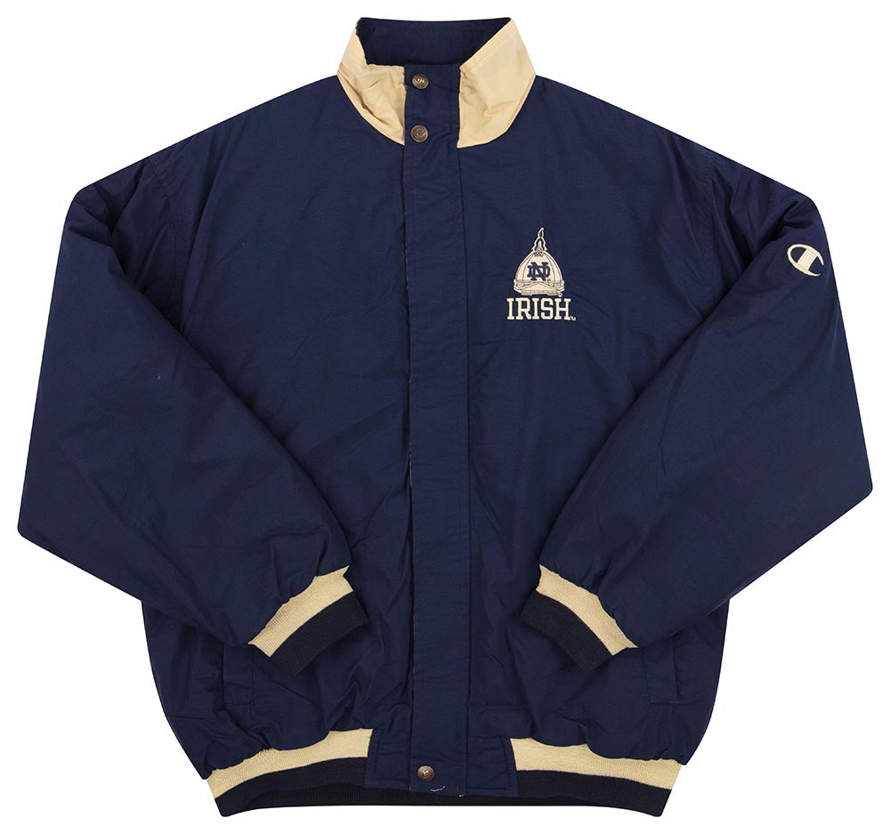 1990s Notre Dame Champion Rain Jacket XL