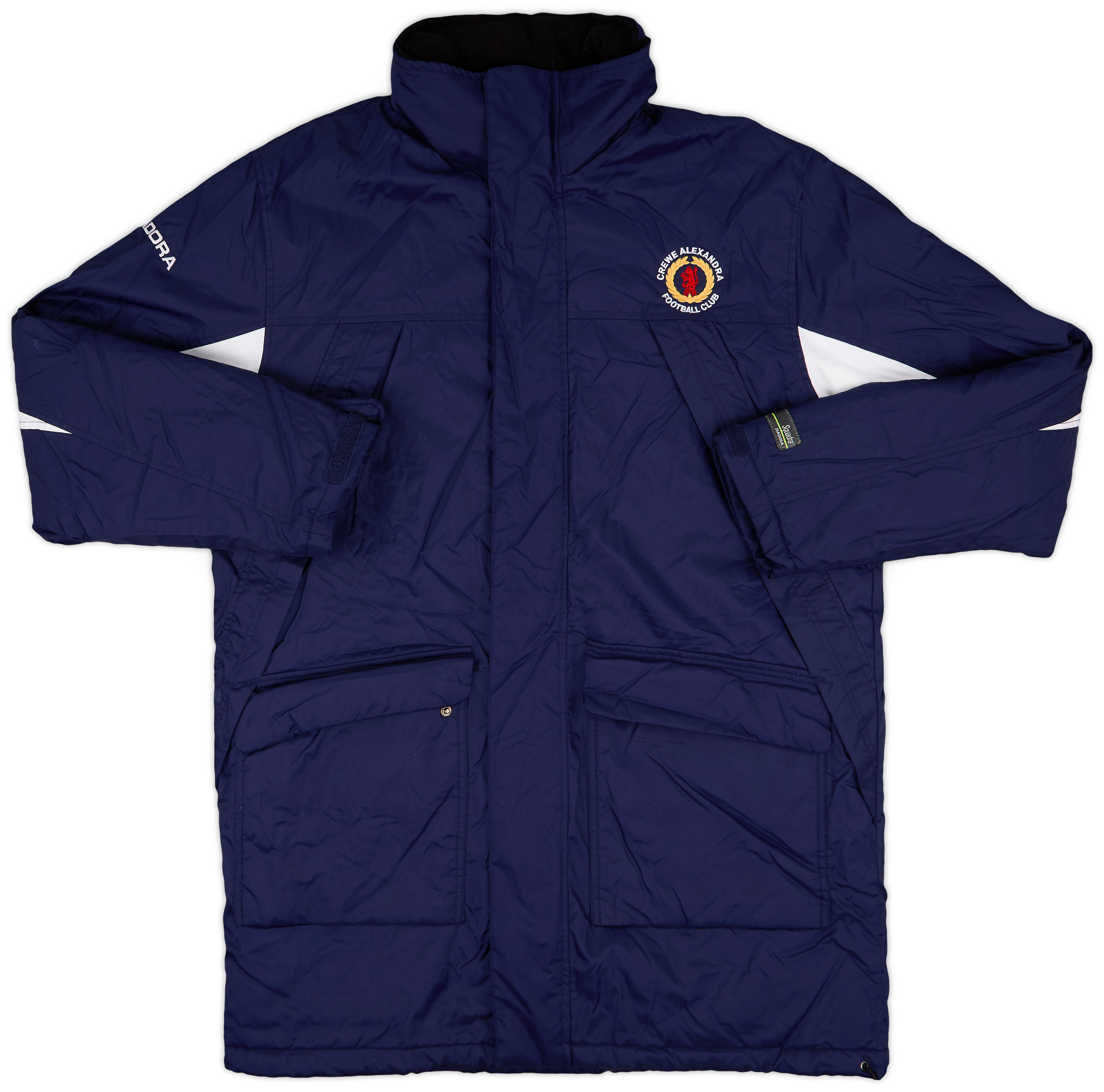 2005-06 Crewe Alexandra Diadora Padded Bench Coat - 8/10 - (XL)
