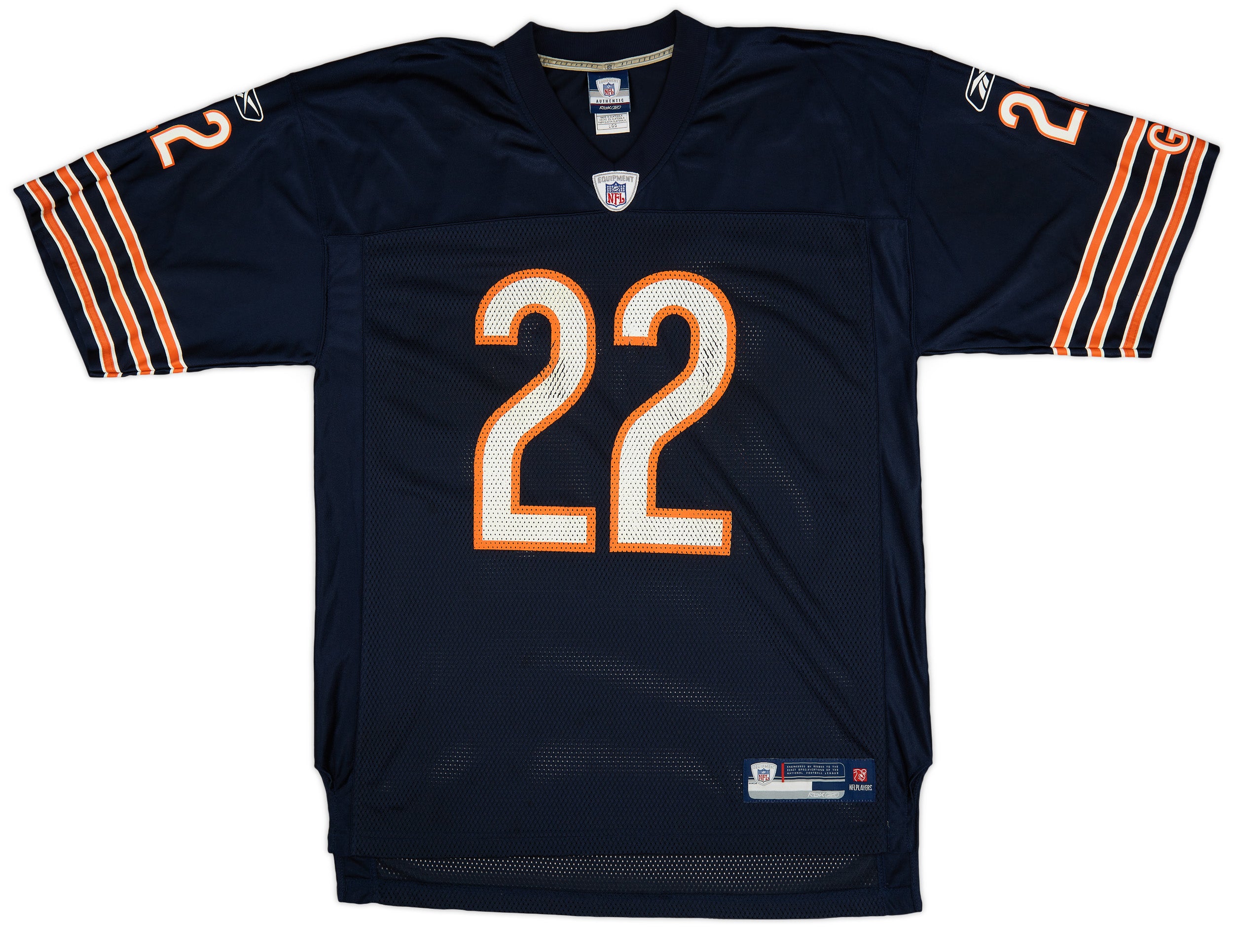 2008 Chicago Bears Forte #22 Reebok On Field Jersey (Home) L