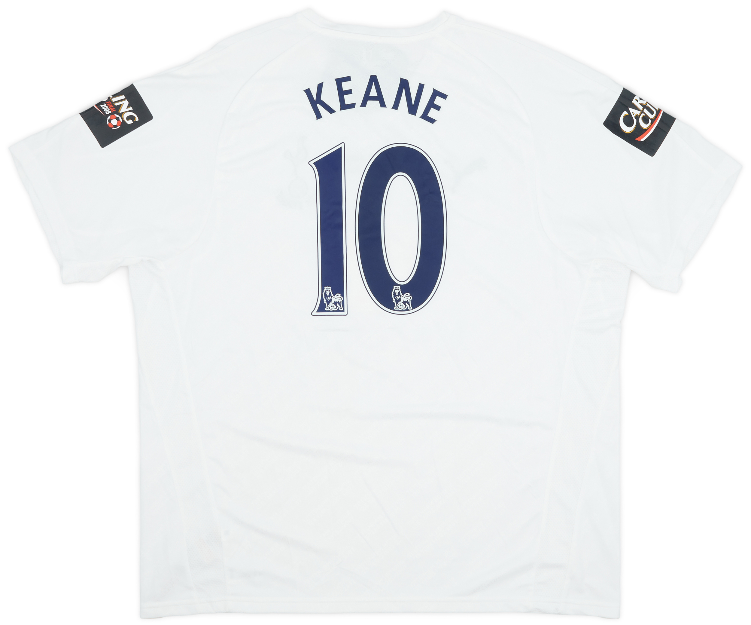 2007-08 Tottenham 'Carling Cup 2008 Winners' Home Shirt Keane #10 (XXL)