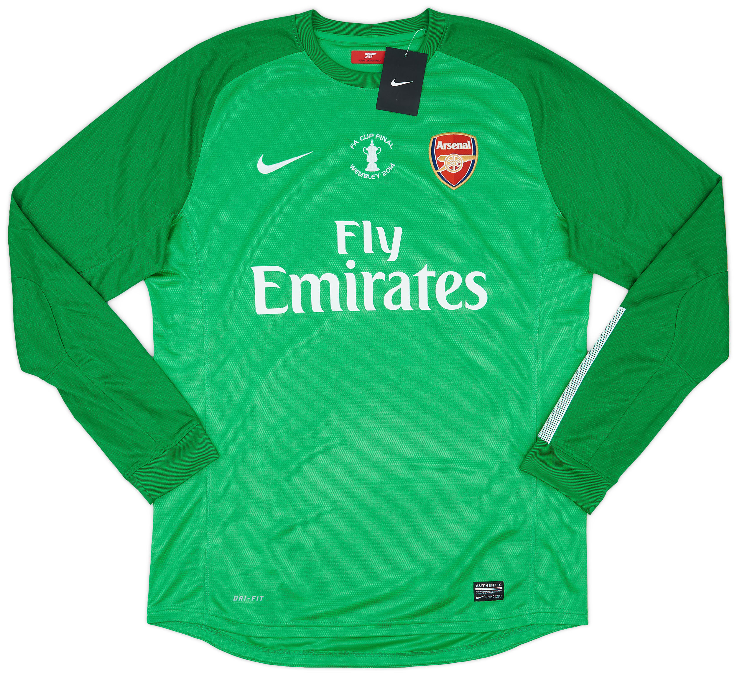2014 Arsenal Player Issue FA Cup Final GK Shirt (XL)