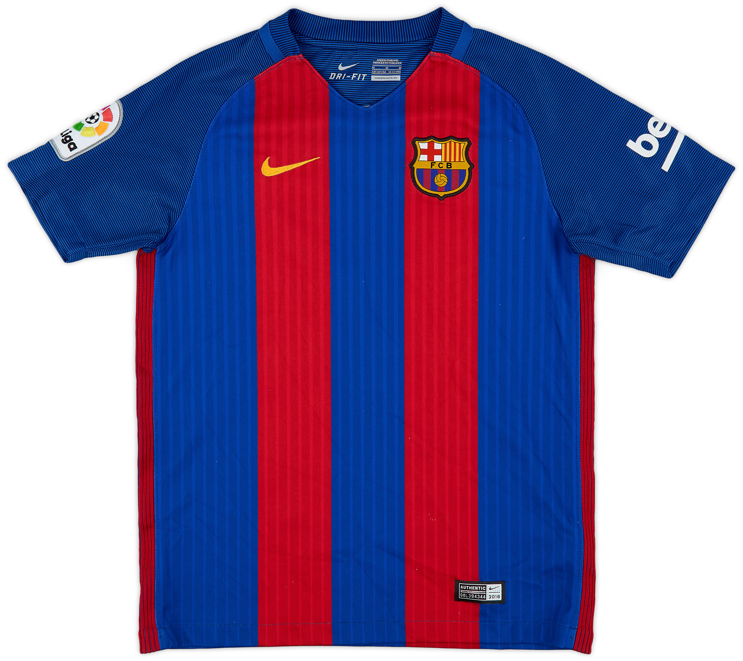 2016-17 Barcelona Home Shirt - 9/10 - (M.Boys)