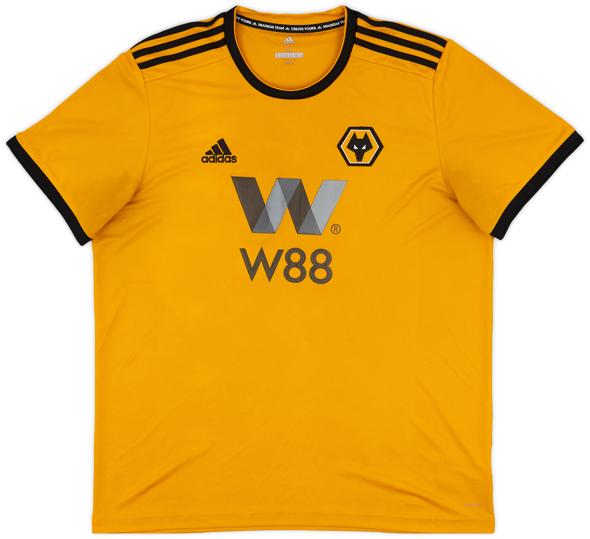 2018-19 Wolves Home Shirt - 4/10 - (XL)