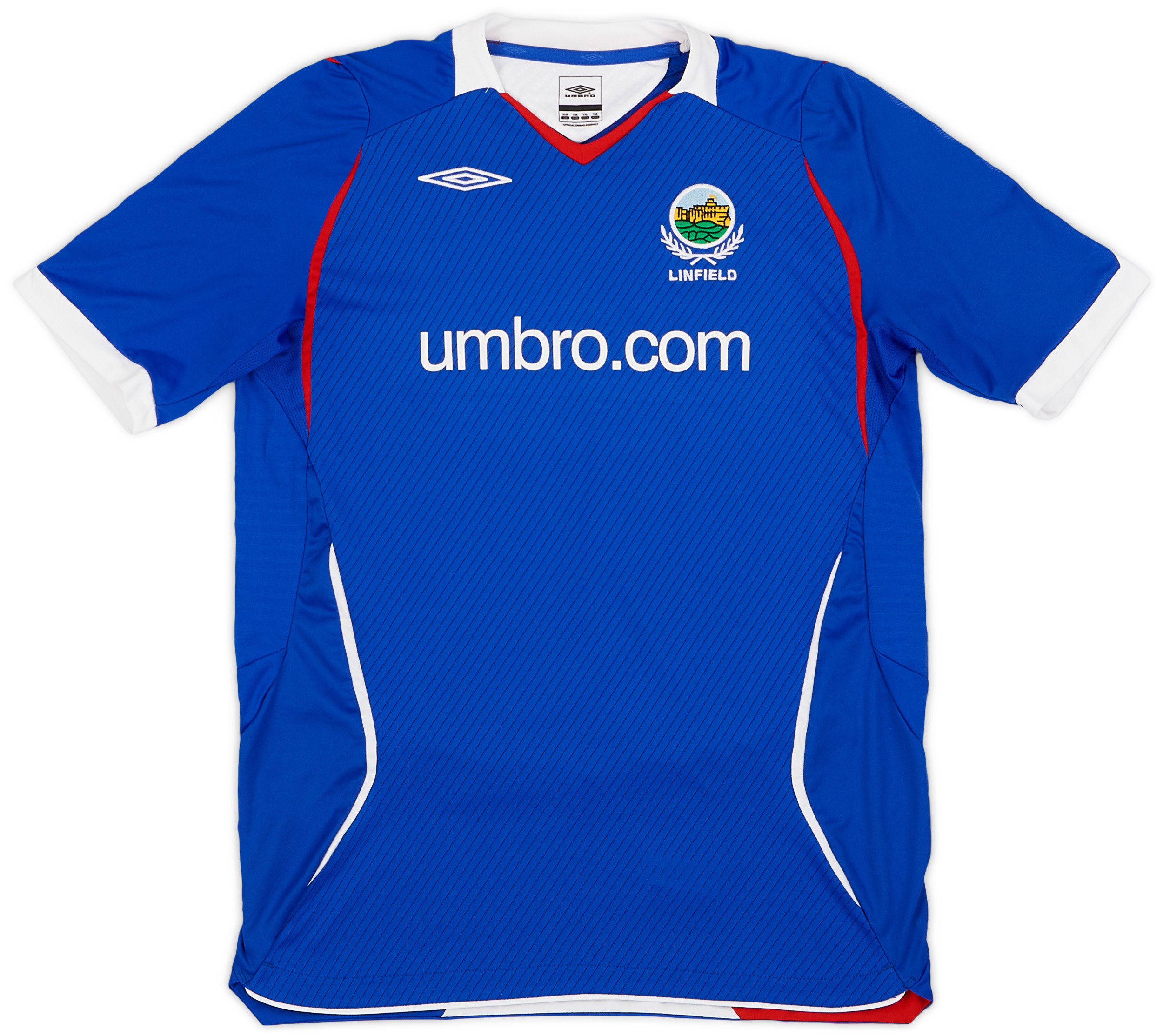 2008-09 Linfield Home Shirt - 8/10 - (XL.Boys)