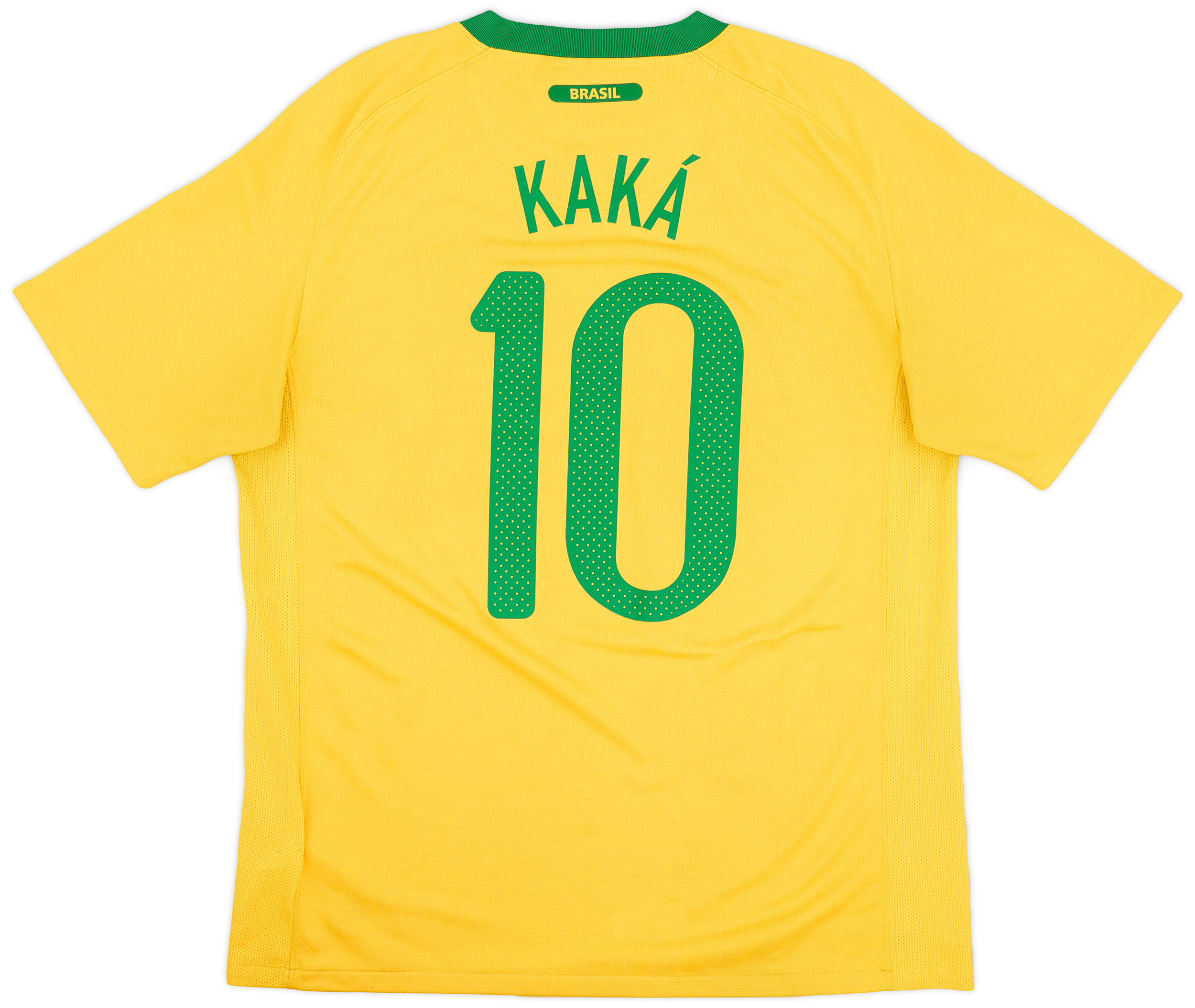 2010-11 Brazil Home Shirt Kaka #10 - 6/10 - (M)