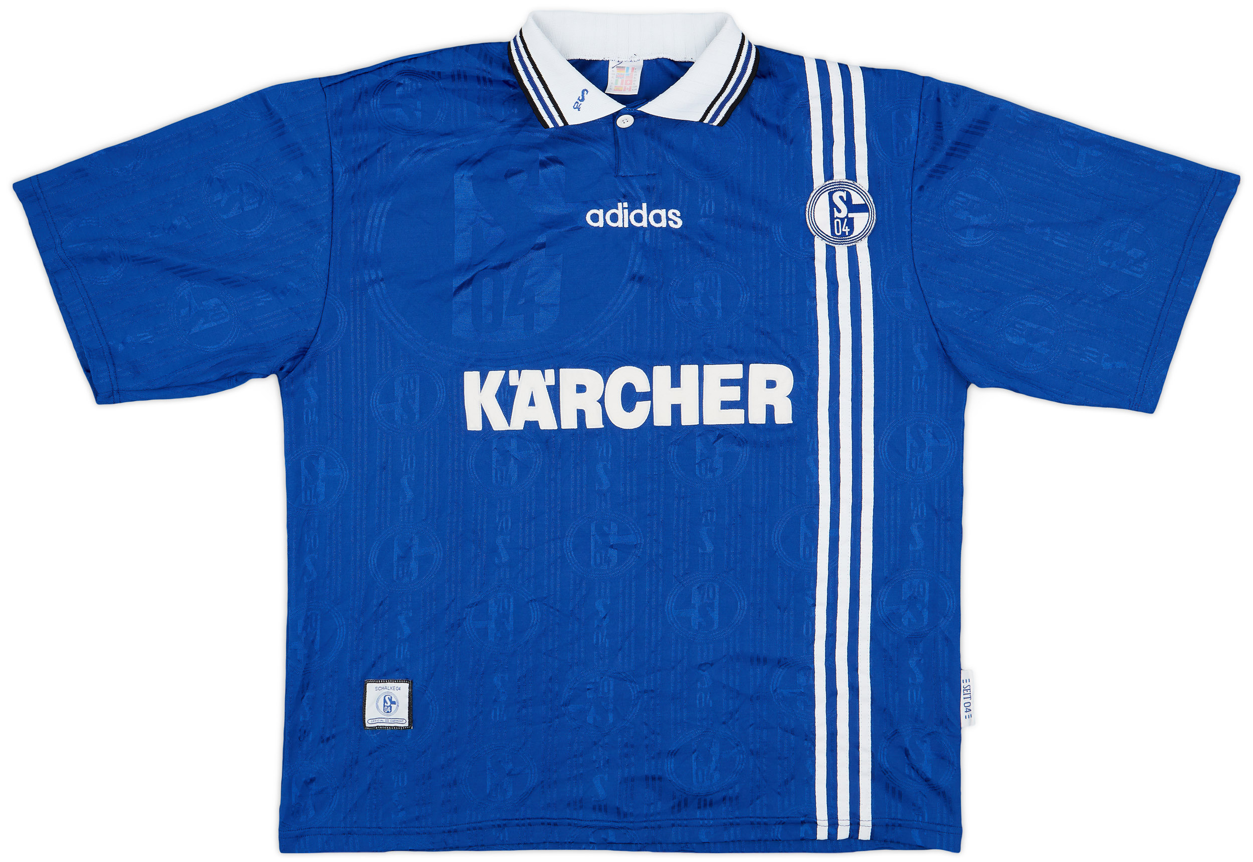 1996-97 Schalke Home Shirt - 7/10 - (XL)