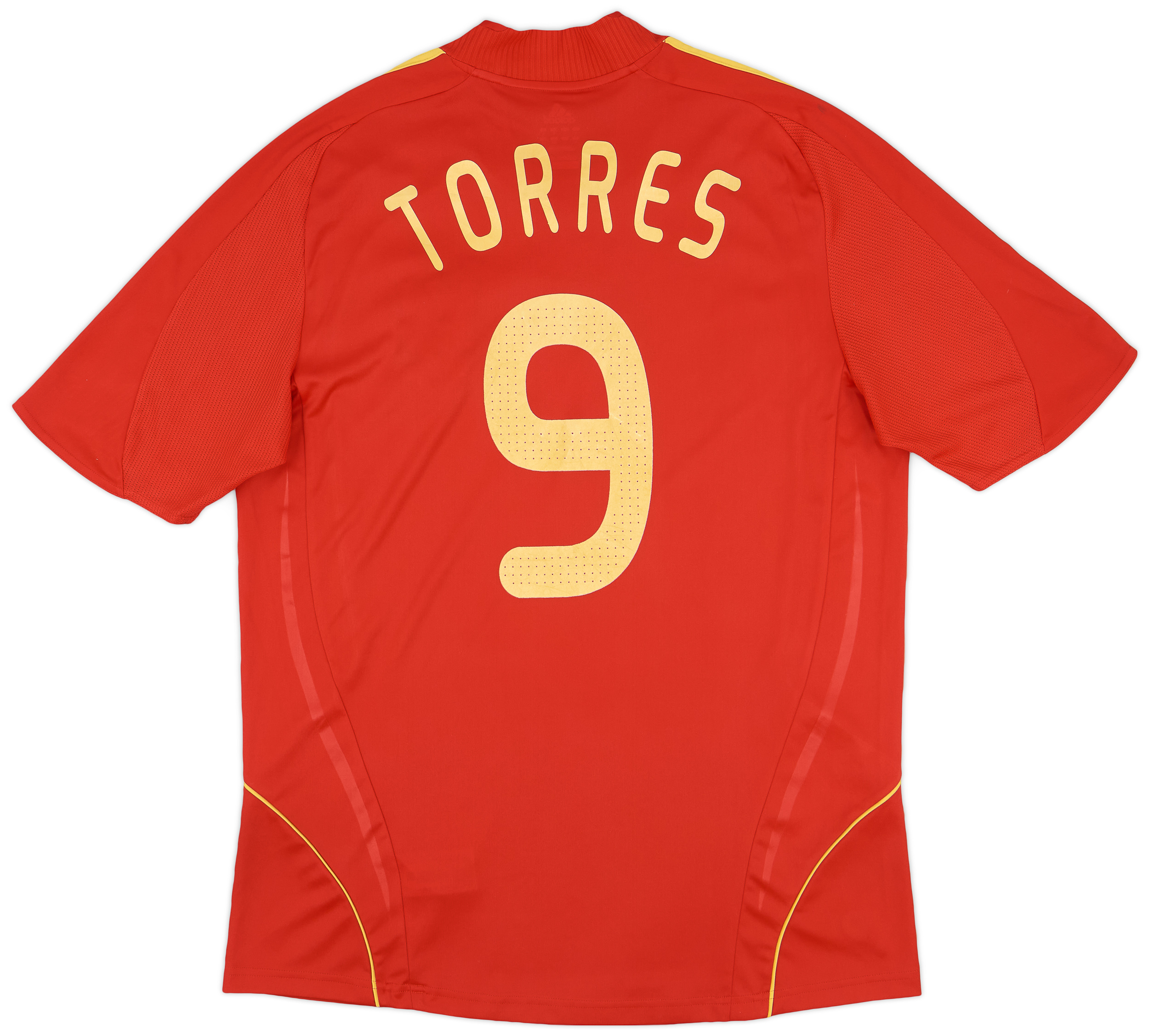 2007-09 Spain Home Shirt Torres #9 - 8/10 - (L)