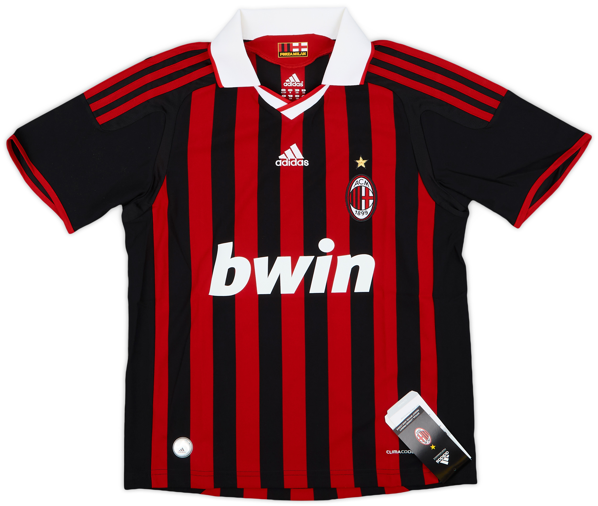 2009-10 AC Milan Home Shirt (M.Boys)