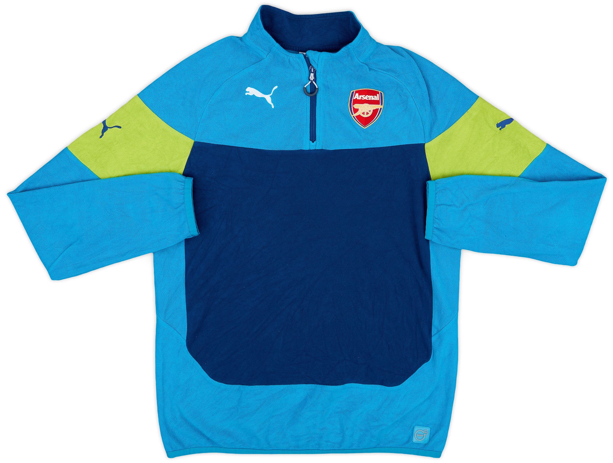 2014-15 Arsenal 1/4 Zip Fleece Top - 7/10 - (L)