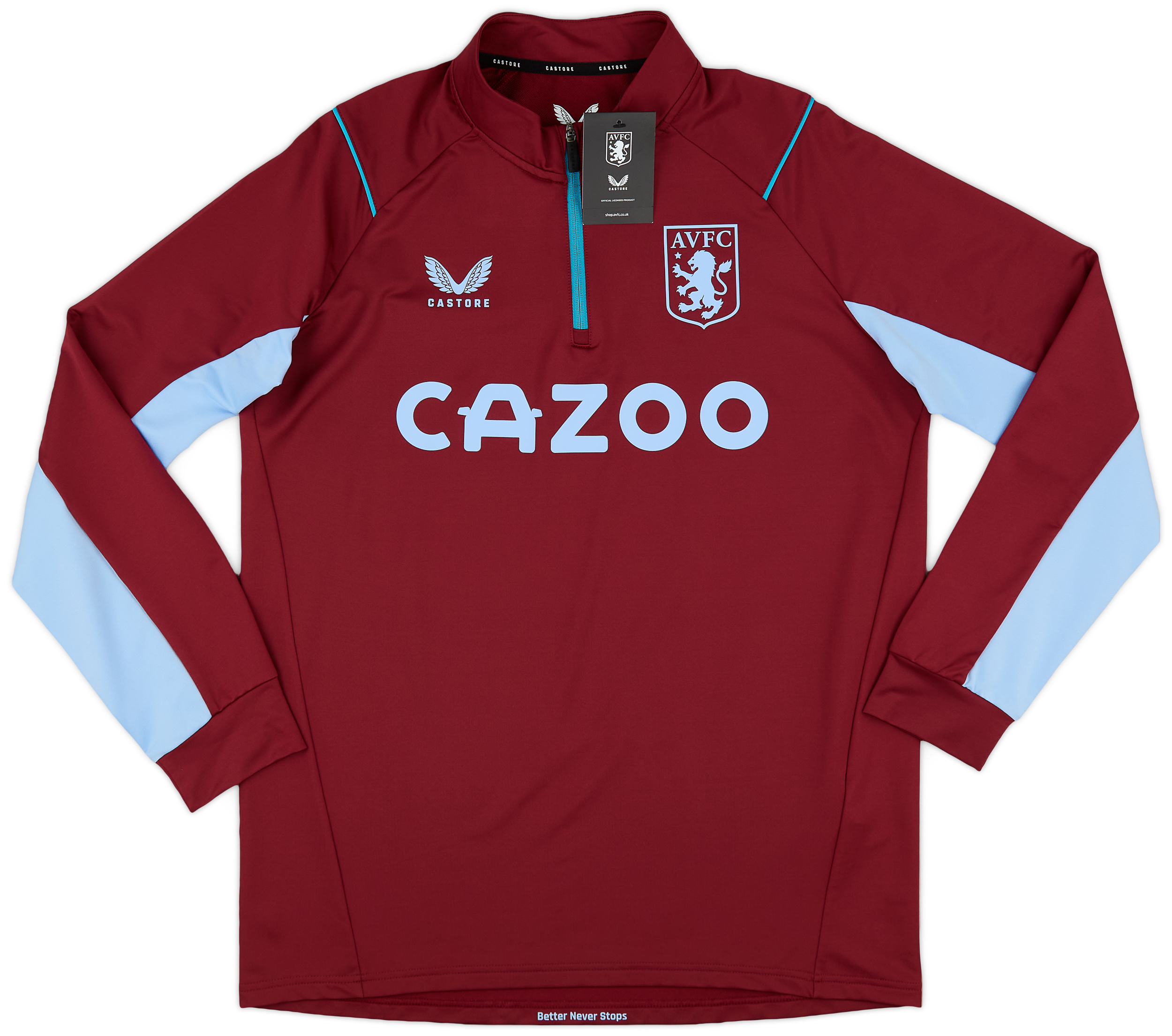 2022-23 Aston Villa Castore 1/4 Zip Training Top (M)