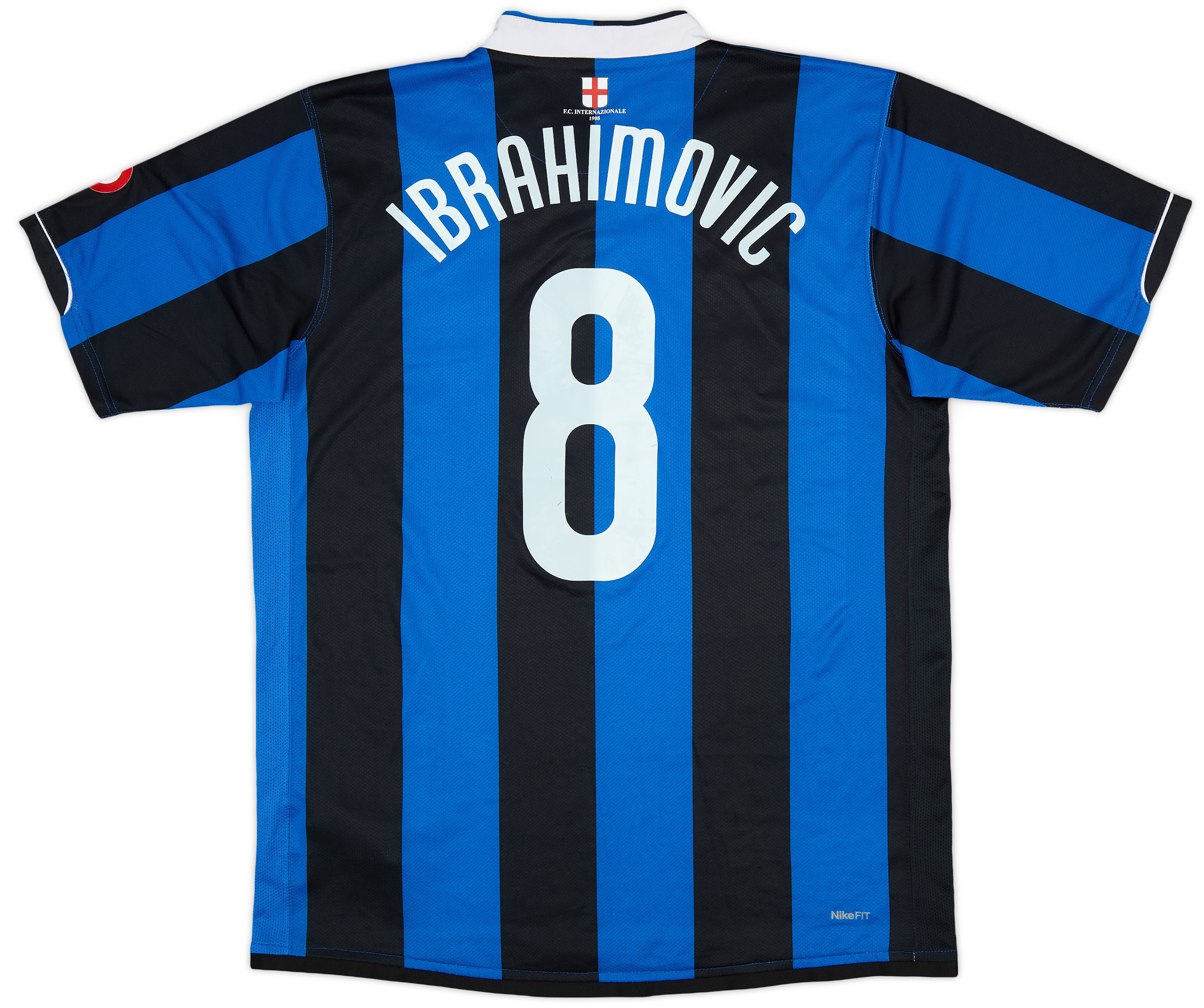 2006-07 Inter Milan Home Shirt Ibrahimovic #8 - 6/10 - (L)