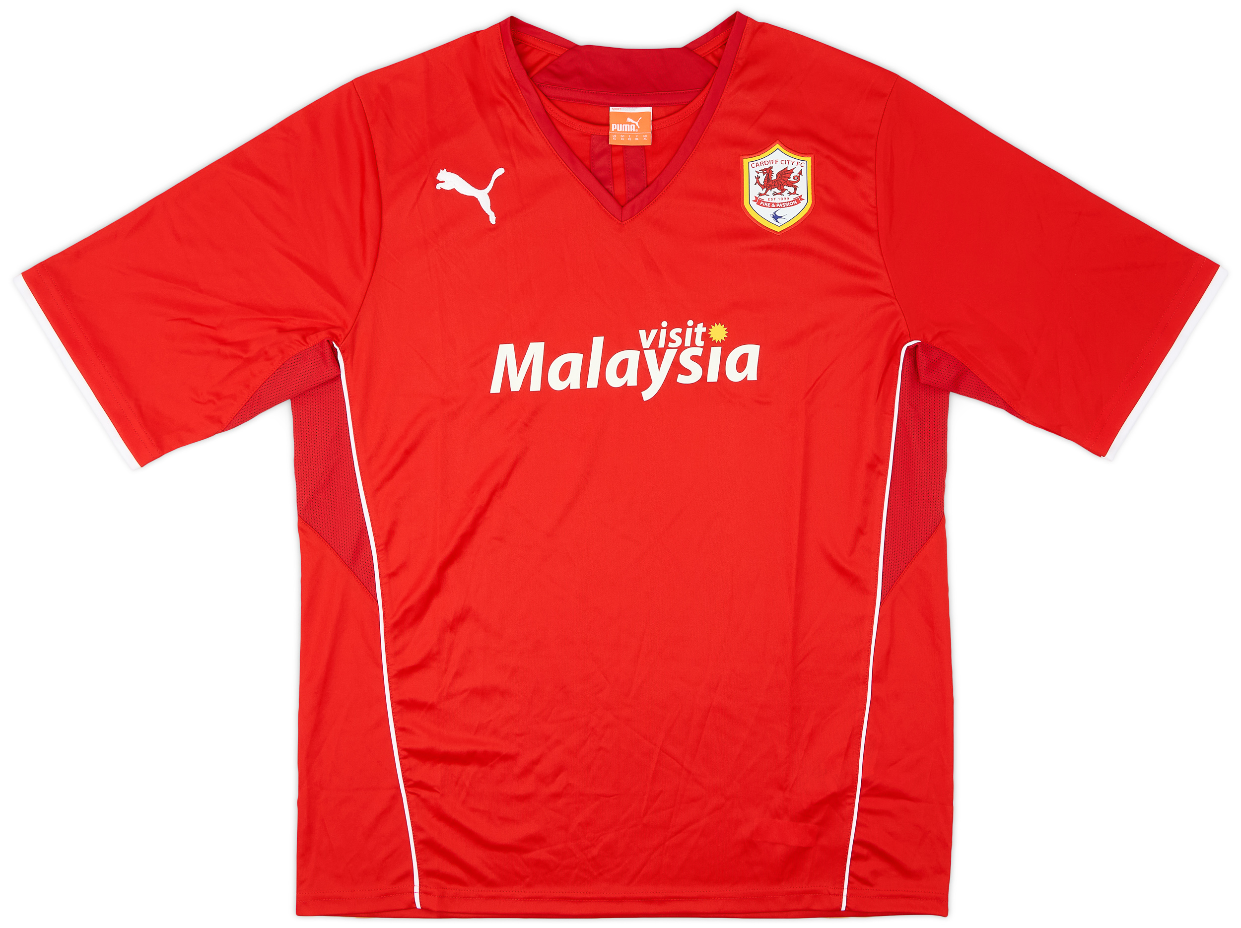2013-14 Cardiff Home Shirt - 10/10 - (XL)