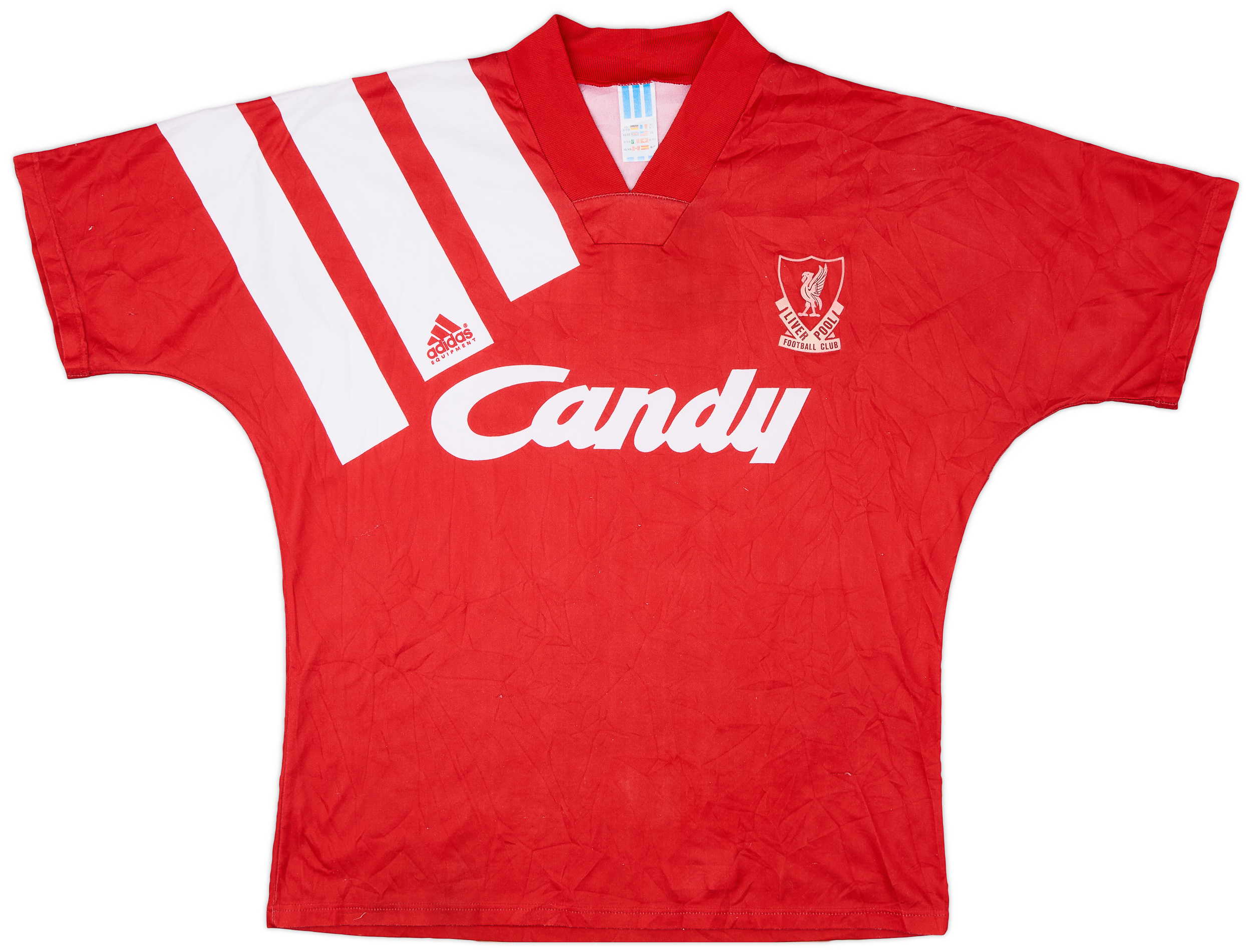 1991-92 Liverpool Home Shirt - 7/10 - (XXL)