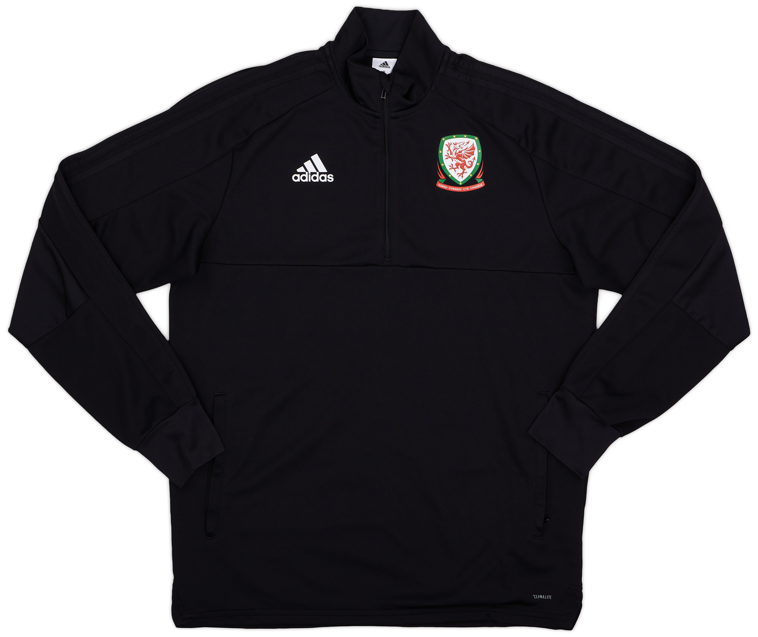 2018-19 Wales adidas 1/4 Zip Training Top - 5/10