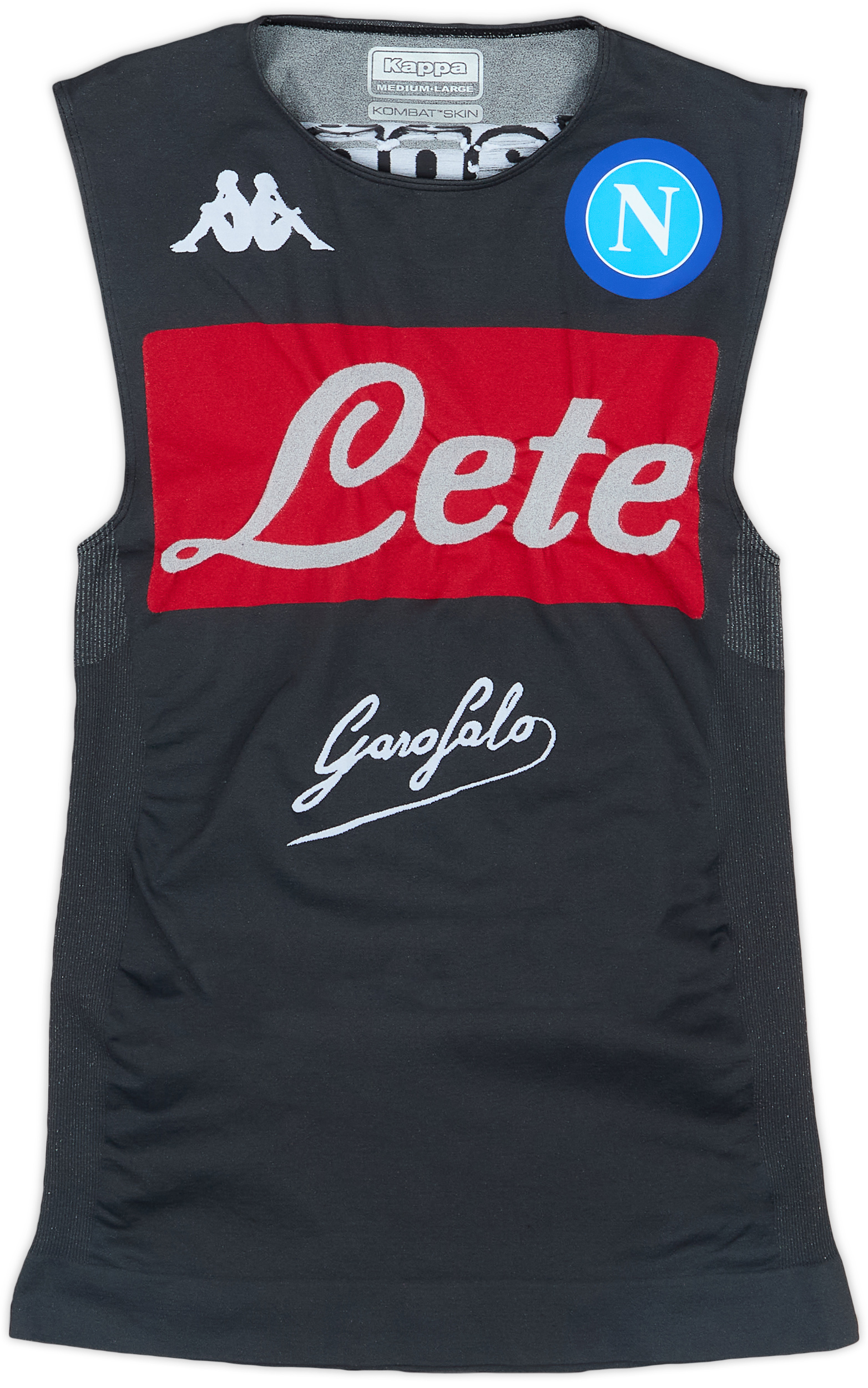 2017-18 Napoli Kappa Compression Vest - 5/10 - (XL/XXL)
