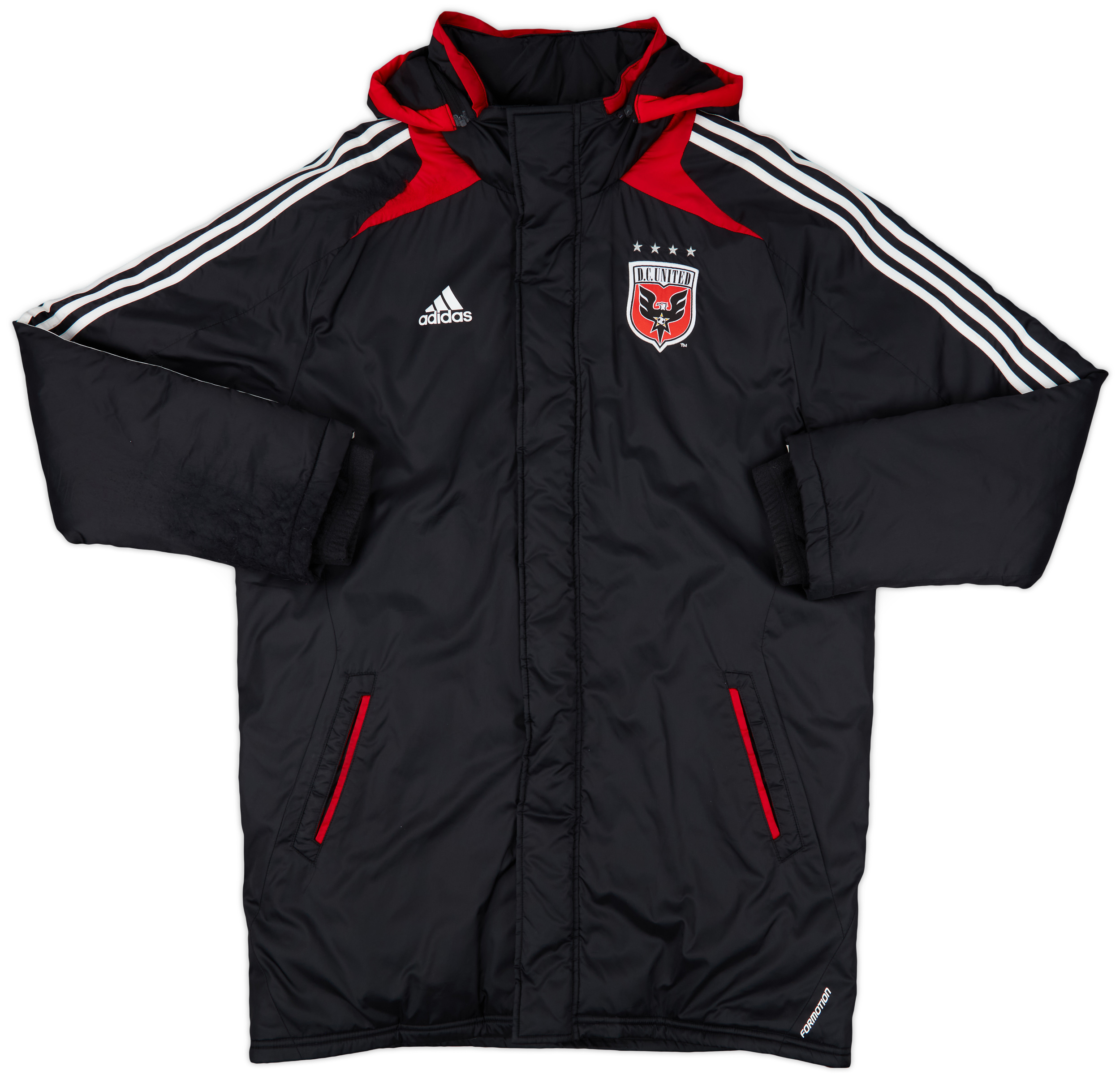 2008-09 DC United adidas Padded Bench Coat - 8/10 - (M)