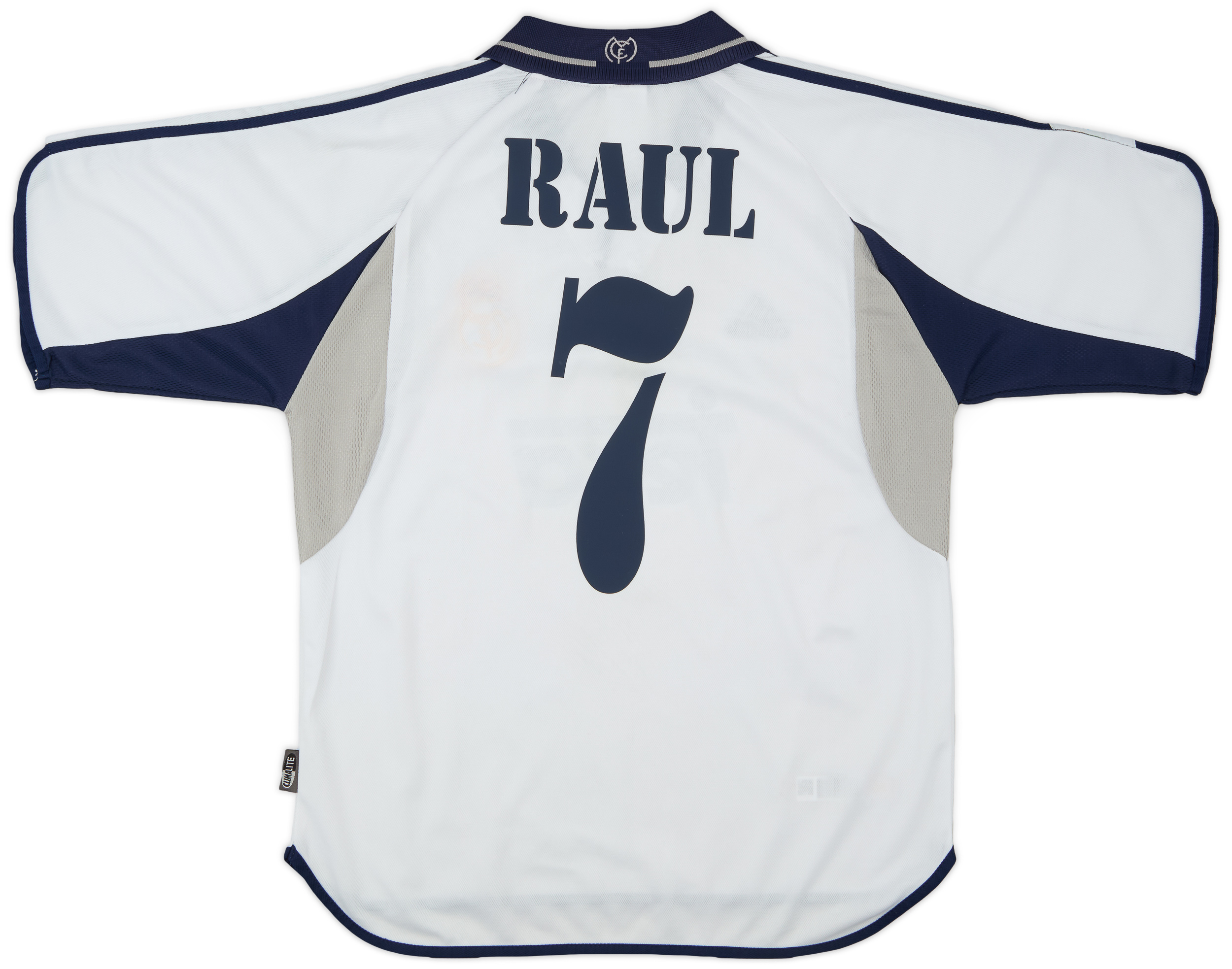 2000-01 Real Madrid Home Shirt Raul #7 - 6/10 - (L)