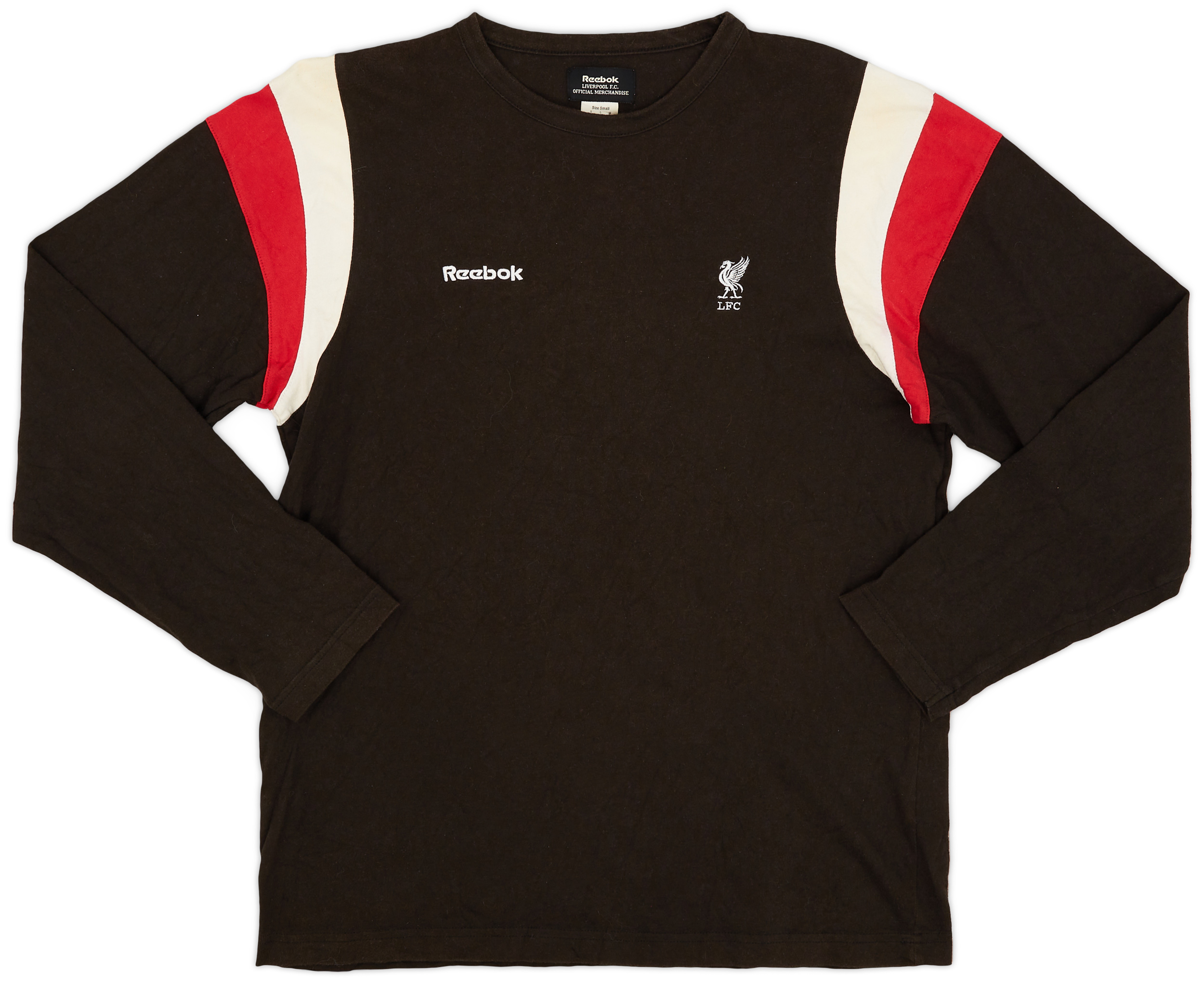 2000-01 Liverpool Reebok Cotton L/S Tee - 8/10 - (S)