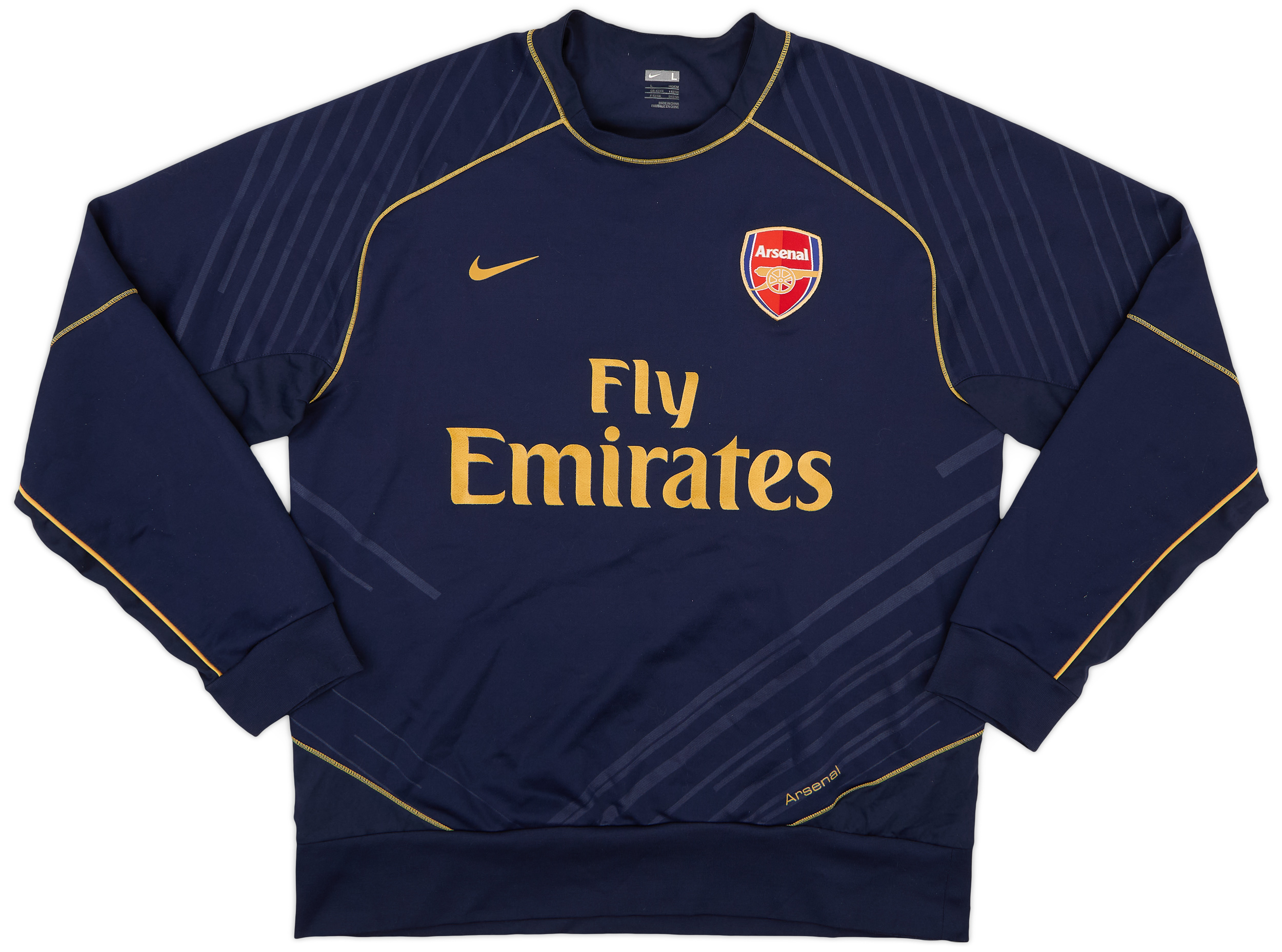 2007-08 Arsenal Nike Sweat Top - 9/10 - (L)