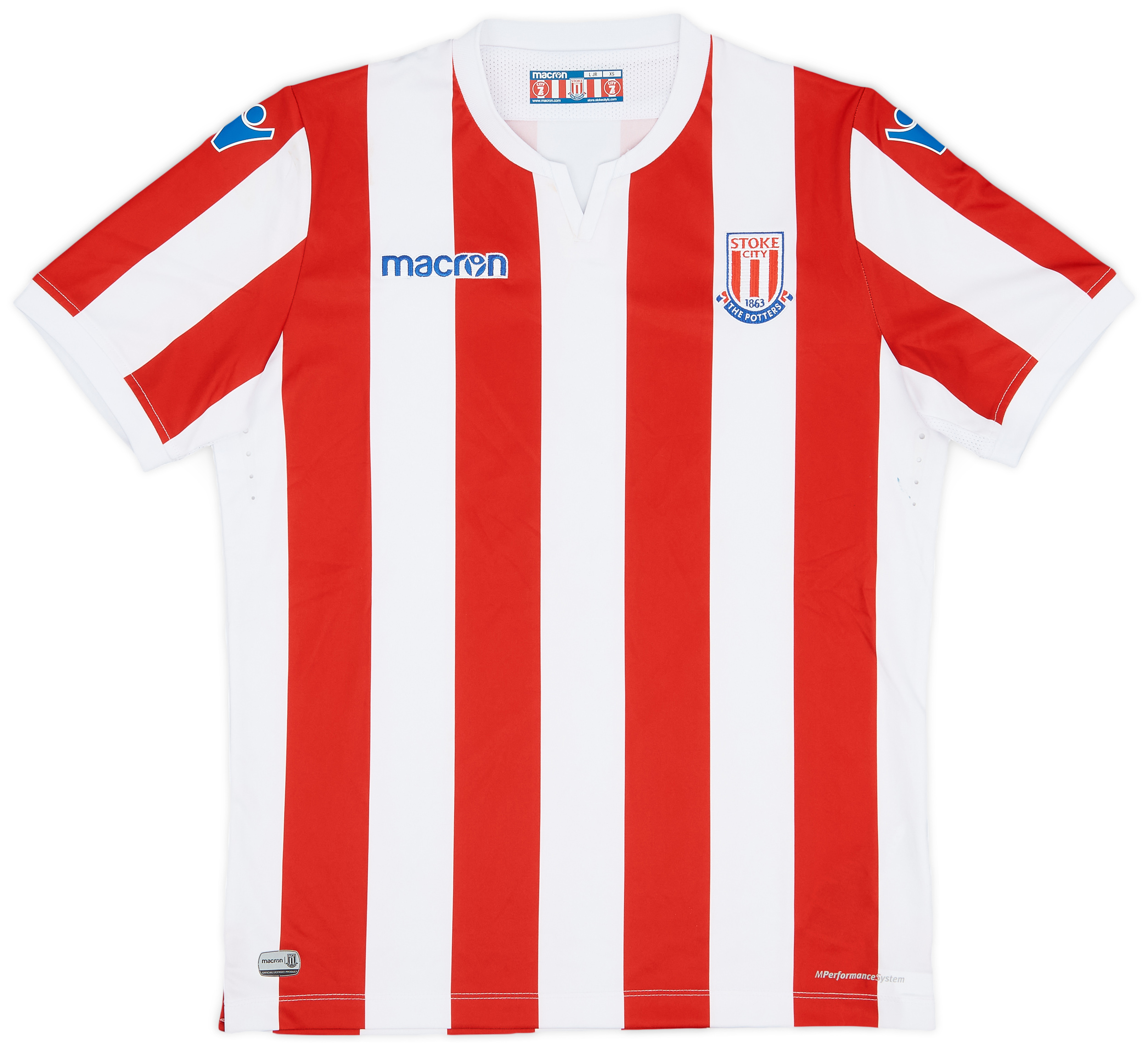 2018-19 Stoke City Home Shirt - 7/10 - (L.Boys)