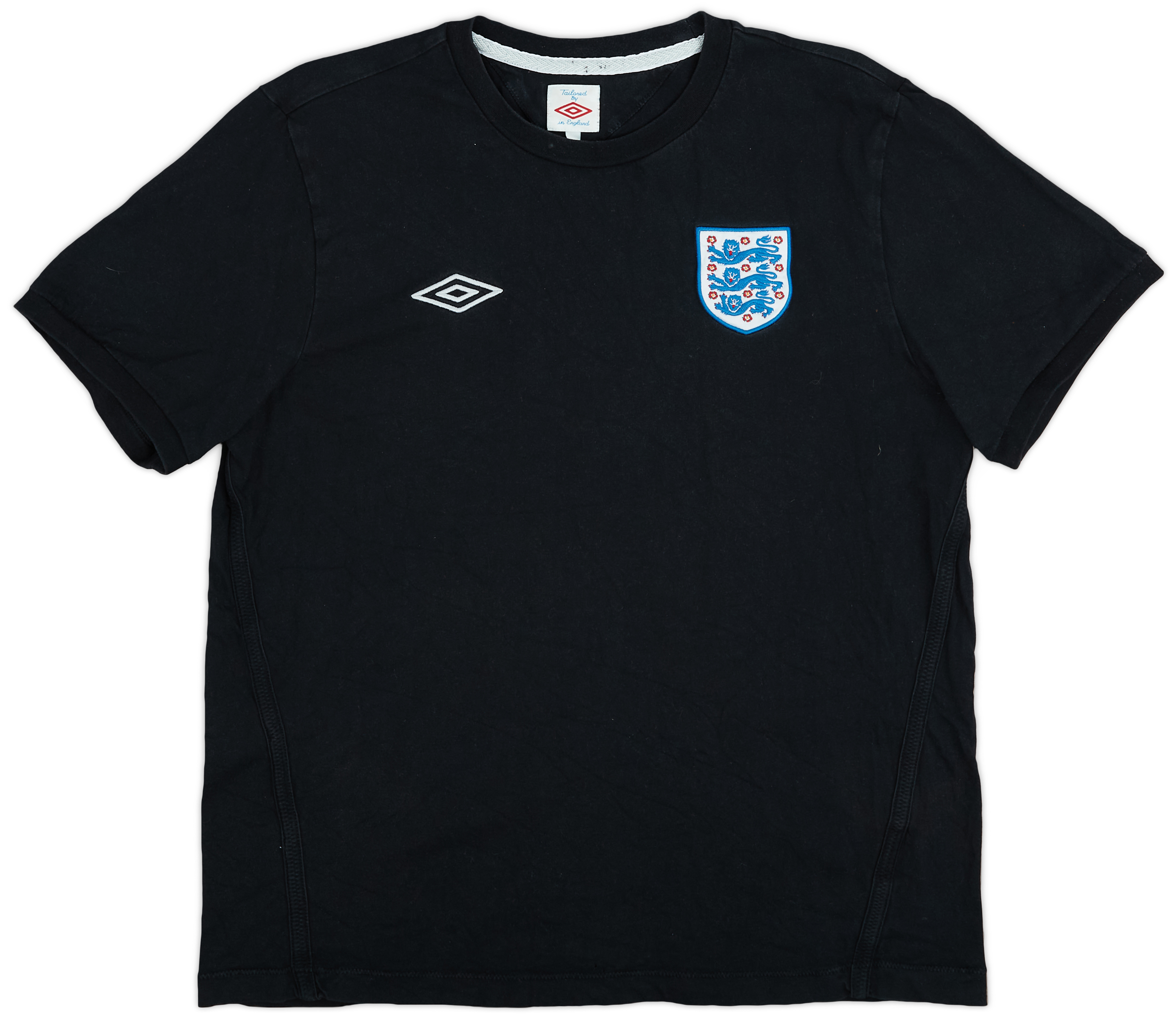 2010-11 England Umbro Cotton Tee - 9/10 - (XL)