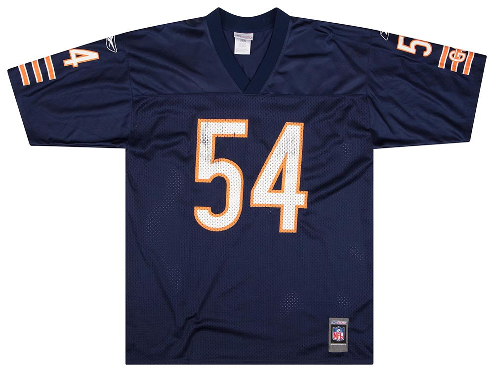 2001 Chicago Bears Urlacher #54 Reebok Jersey (Home) L
