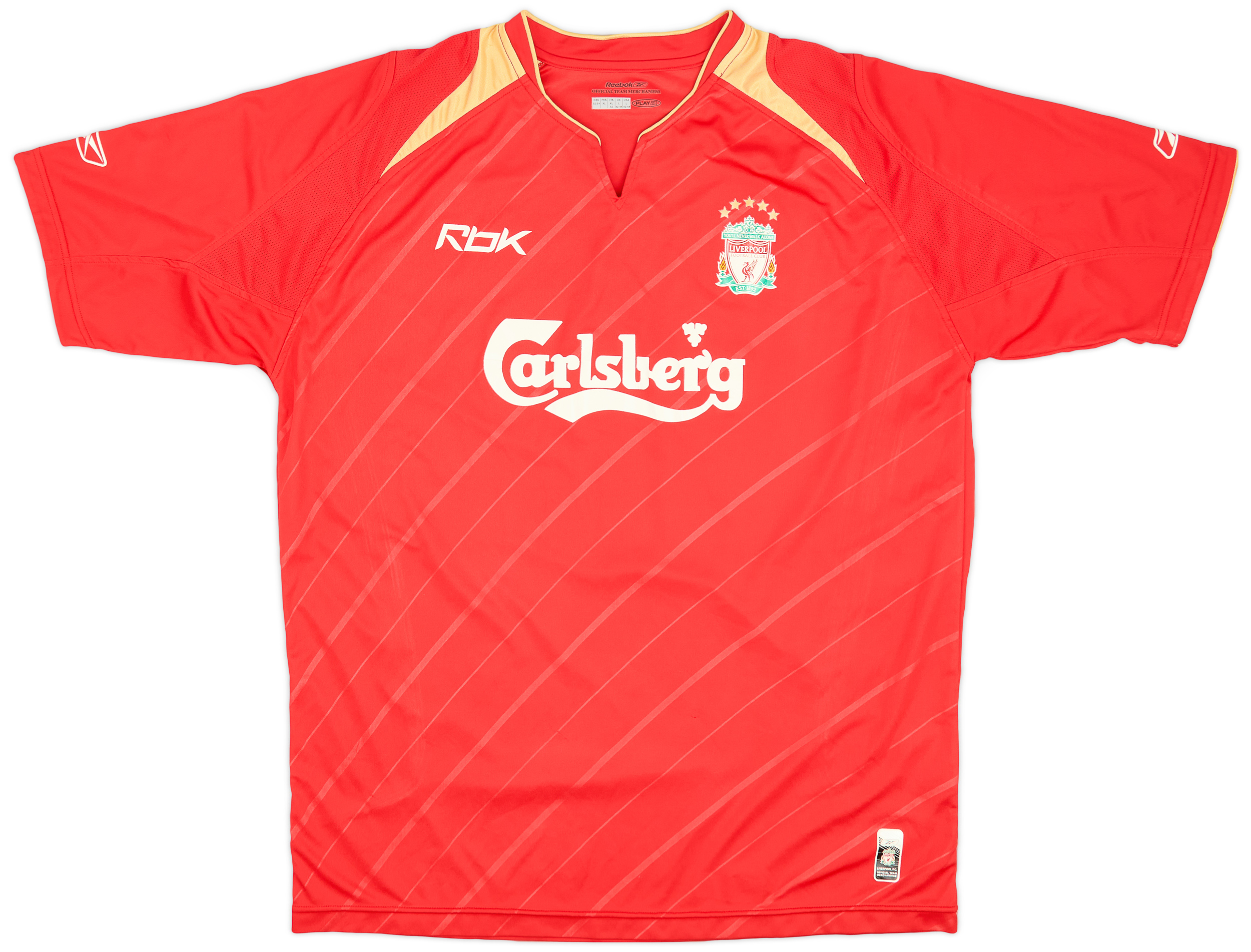 2005-06 Liverpool CL Home Shirt - 6/10 - (L)