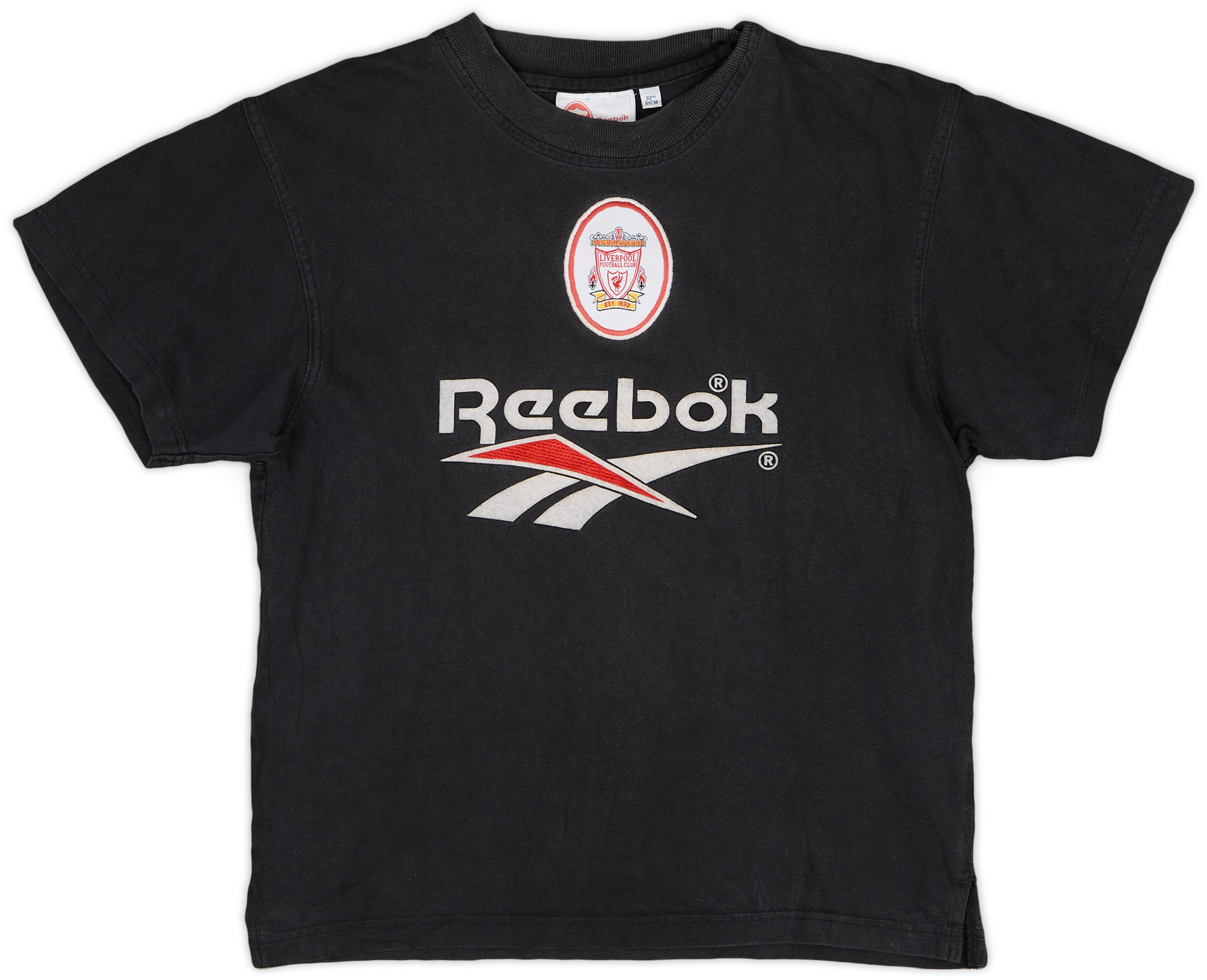 1997-98 Liverpool Reebok Cotton Tee - 6/10 - (L.Boys)