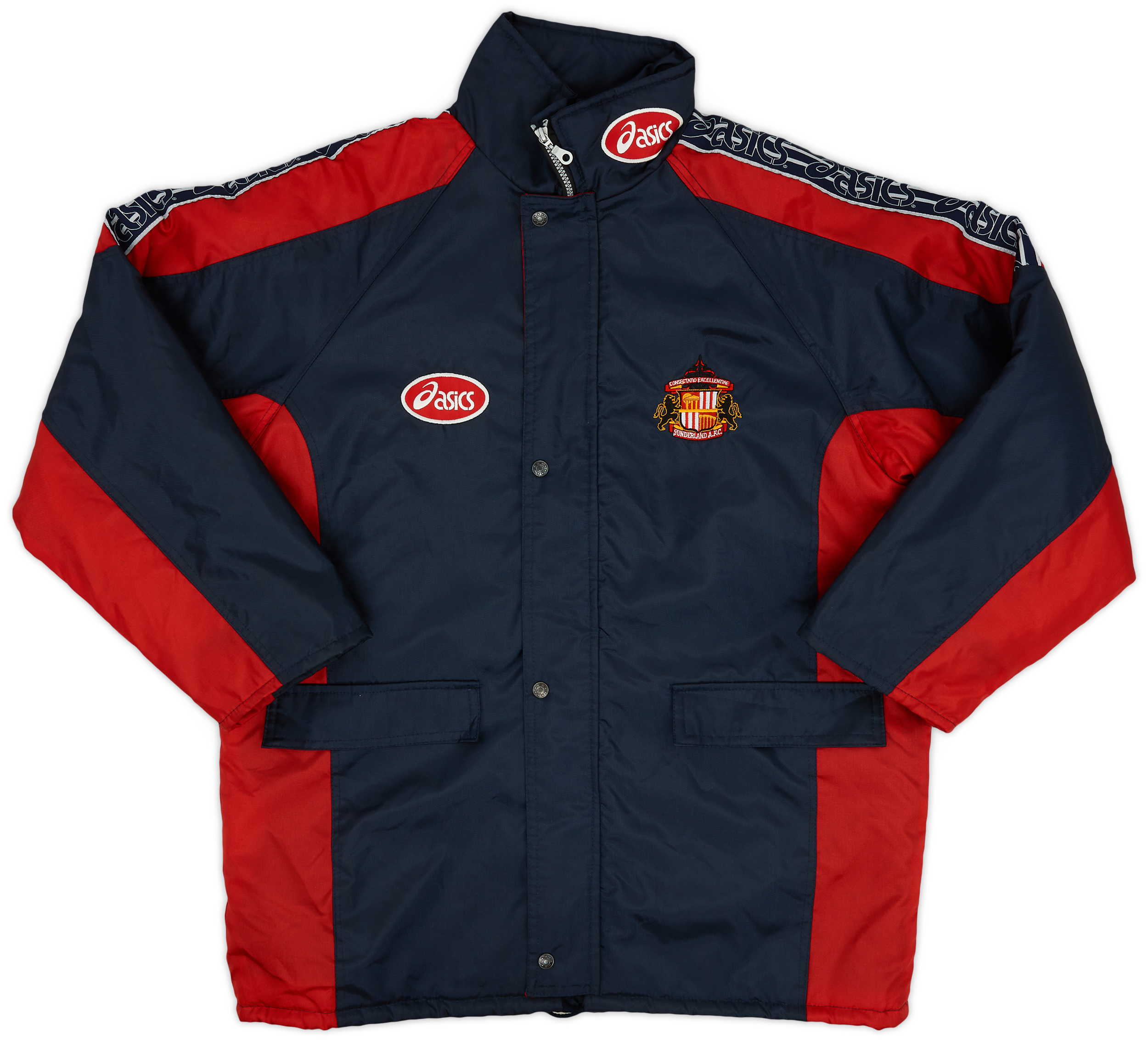 1997-98 Sunderland Asics Padded Bench Coat - 9/10 - (XL)