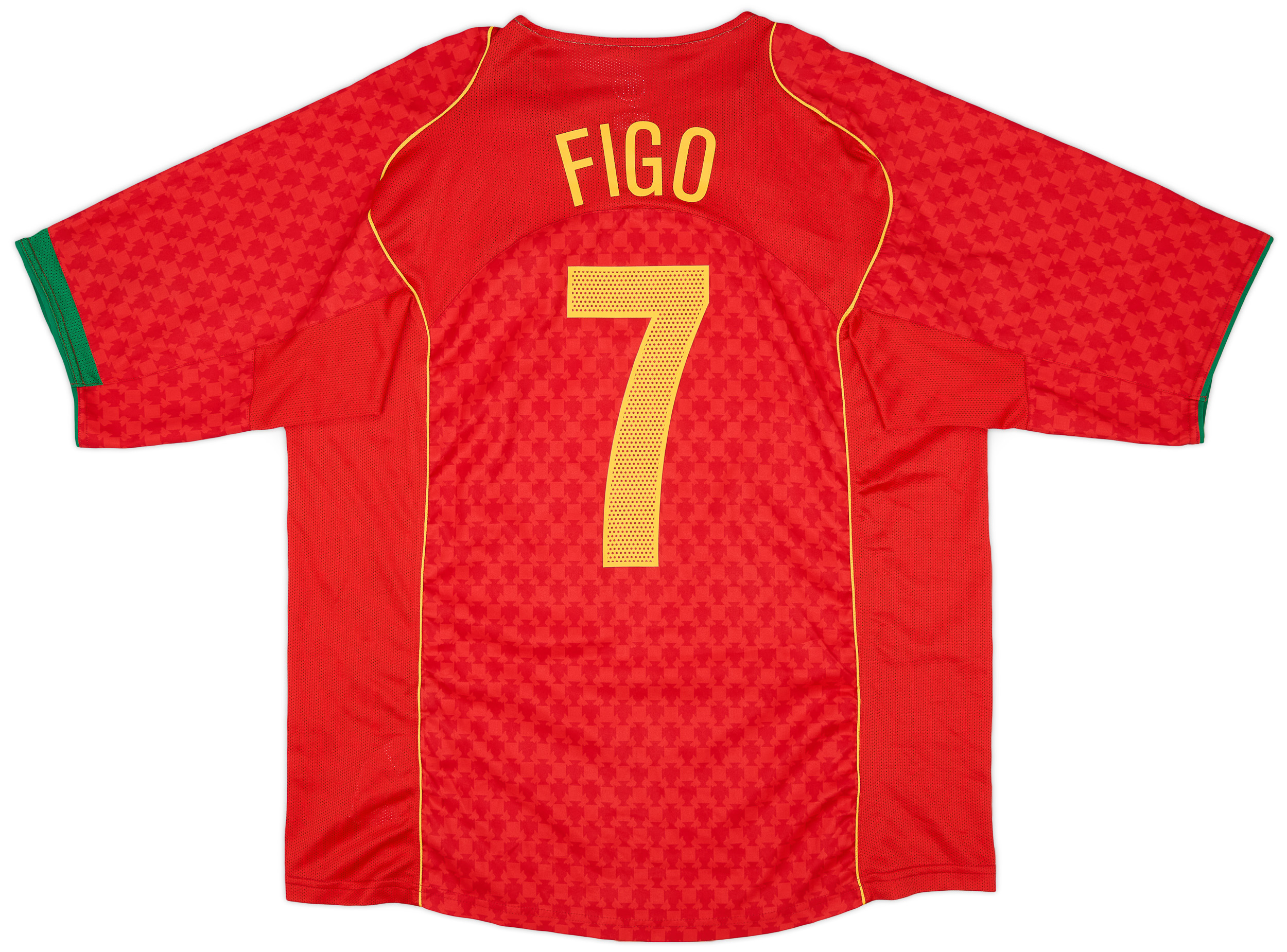 2004-06 Portugal Home Shirt Figo #7 - 10/10 - (XL)