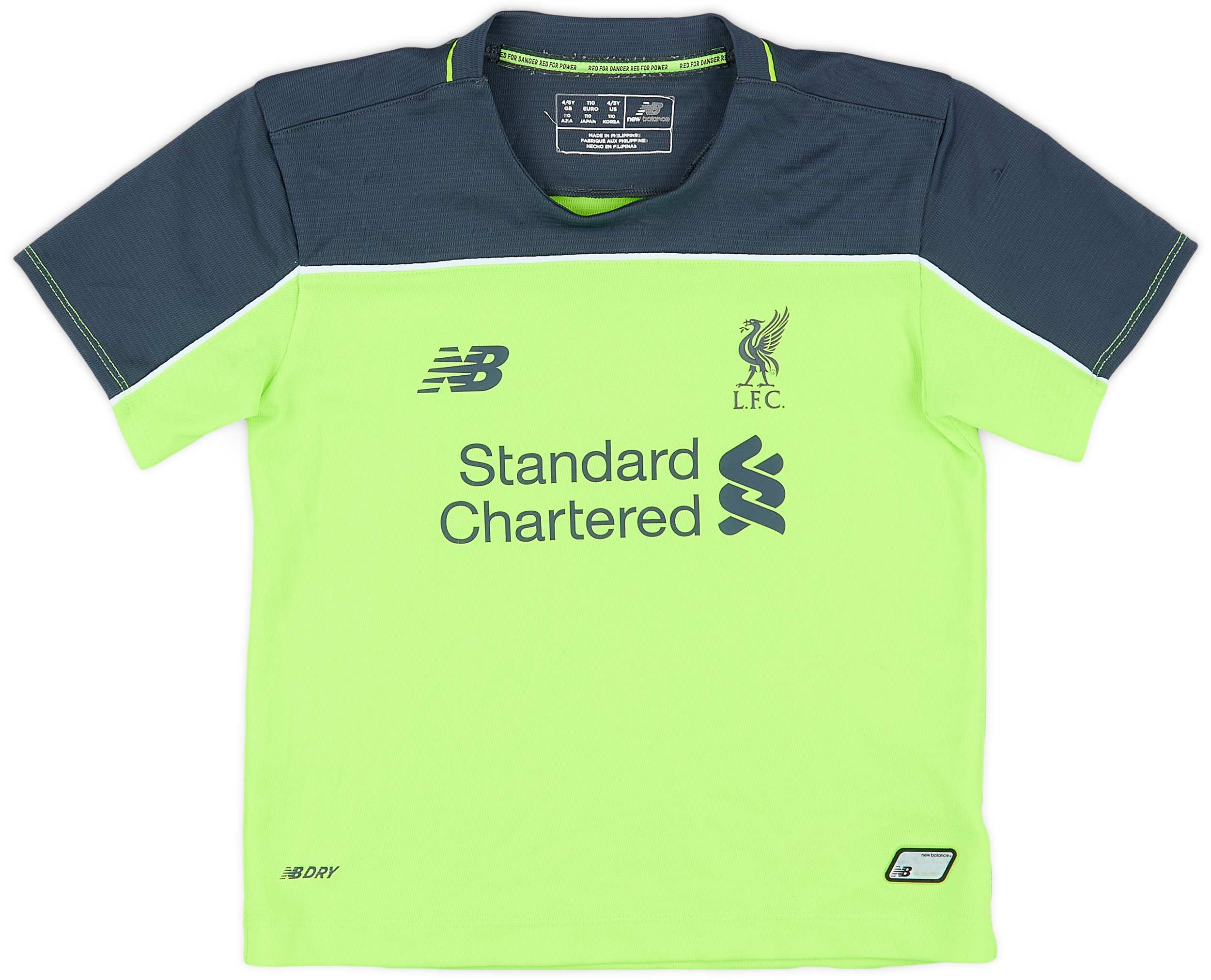 2016-17 Liverpool Third Shirt - 7/10 - (4-5 Years)