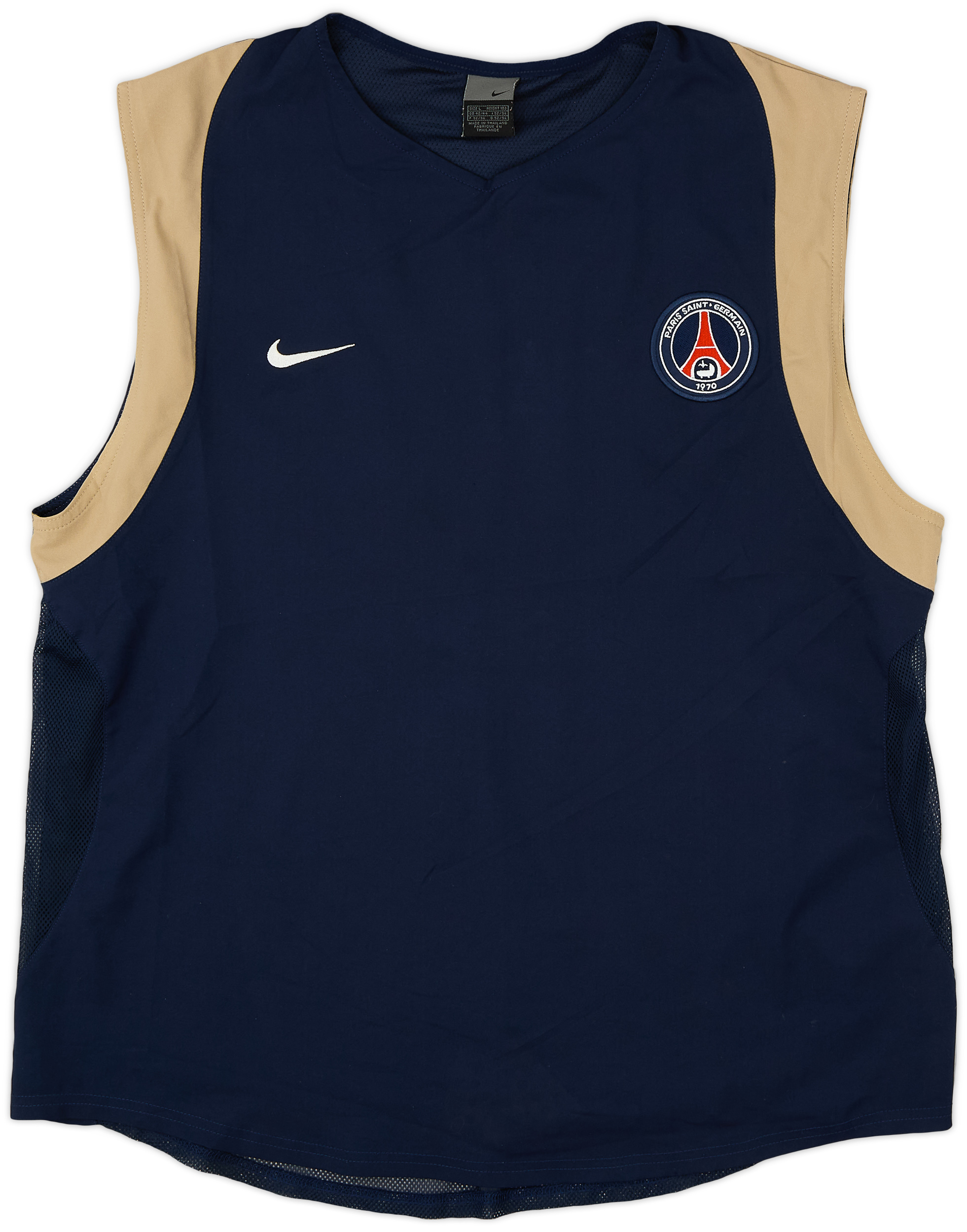 2003-04 Paris Saint-Germain Player Issue Nike Training Vest - 7/10 - (L)
