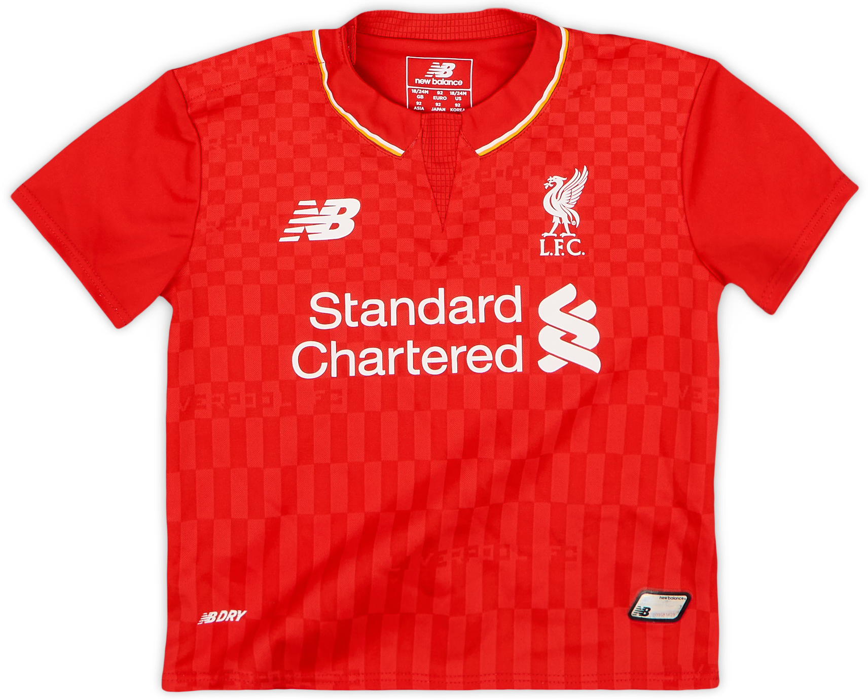 2015-16 Liverpool Home Shirt - 8/10 - (18-24 Months)