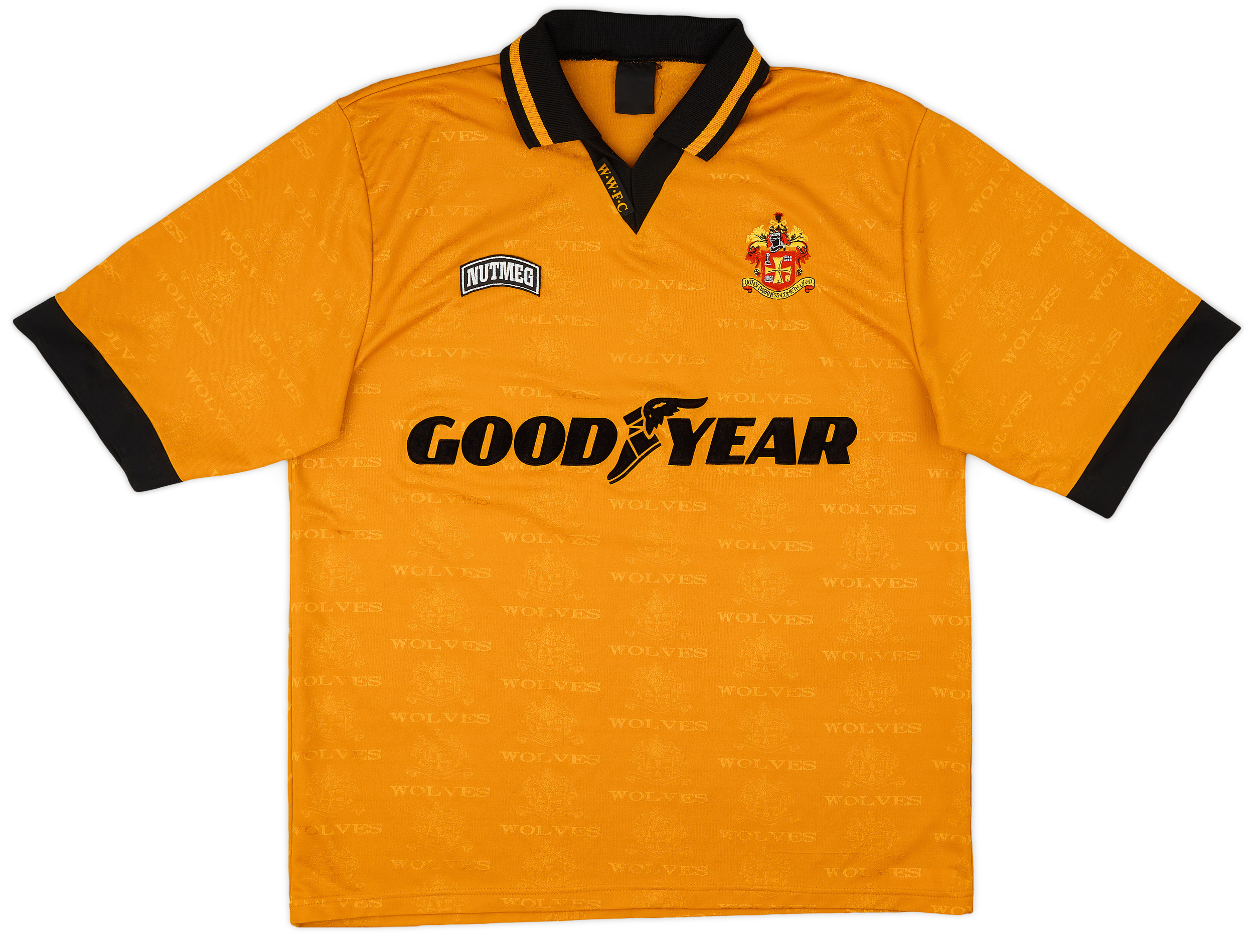 1995-96 Wolves Home Shirt - 8/10 - (L)