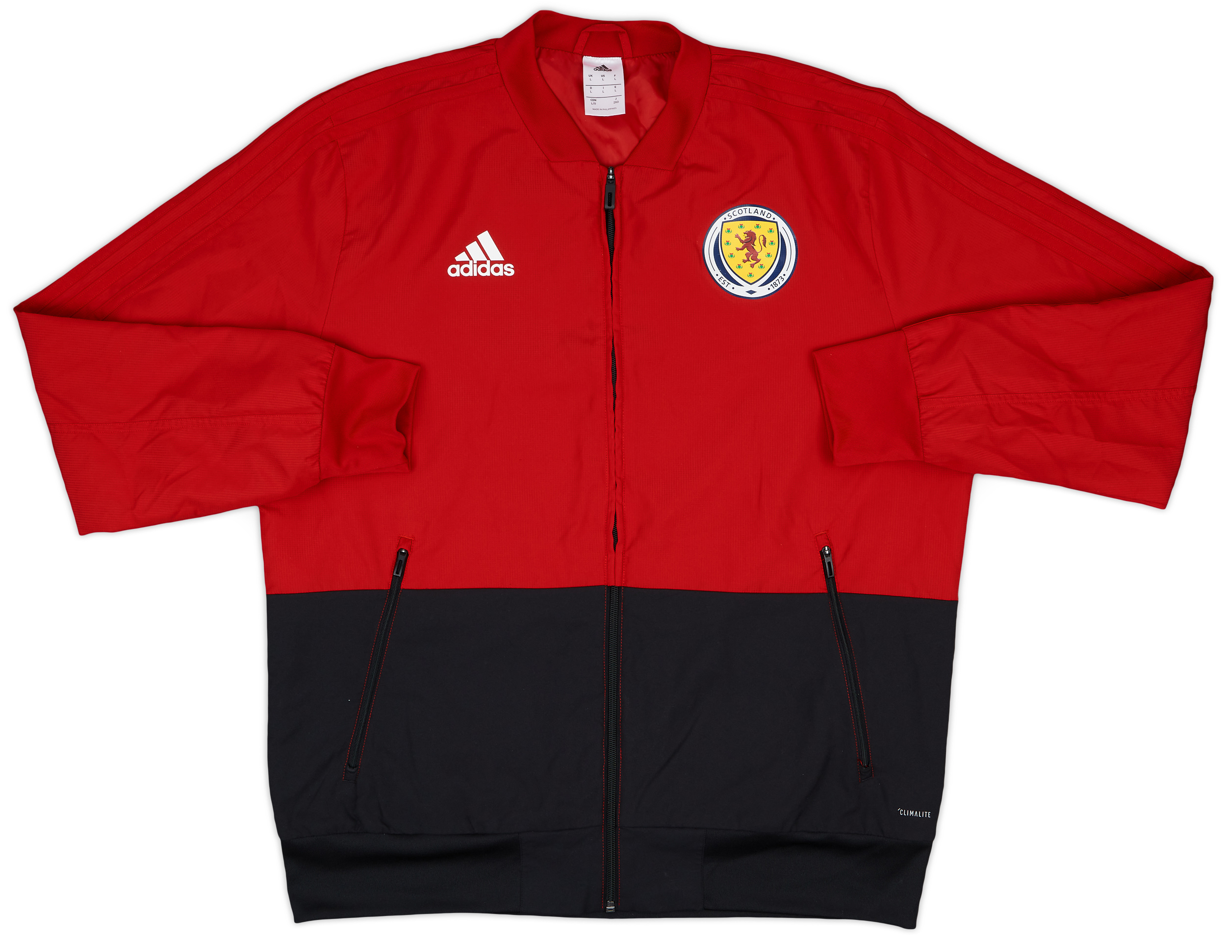 2018-19 Scotland adidas Track Jacket - 8/10 - (L)
