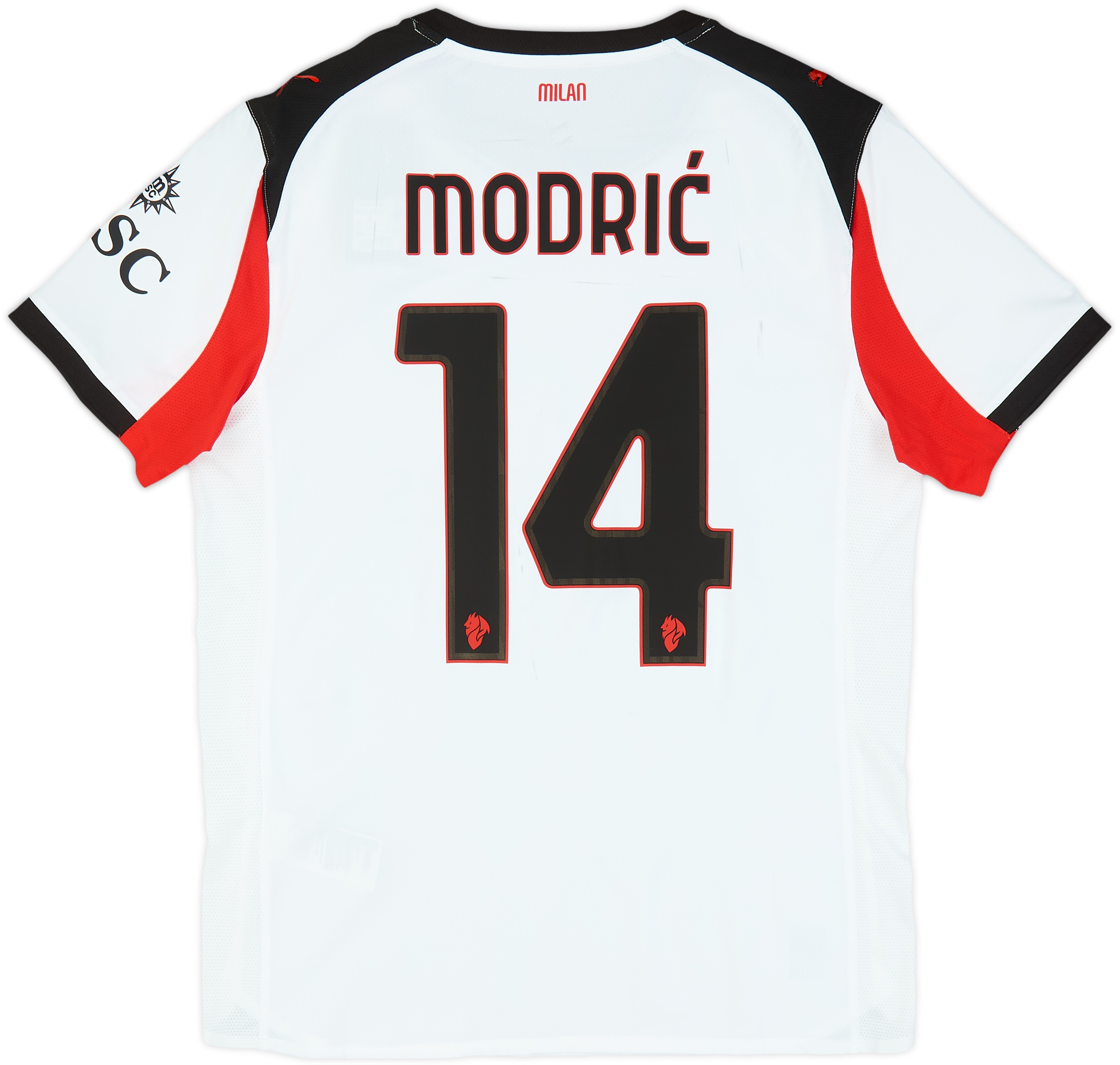 2025-26 AC Milan Authentic Away Shirt Modric #14