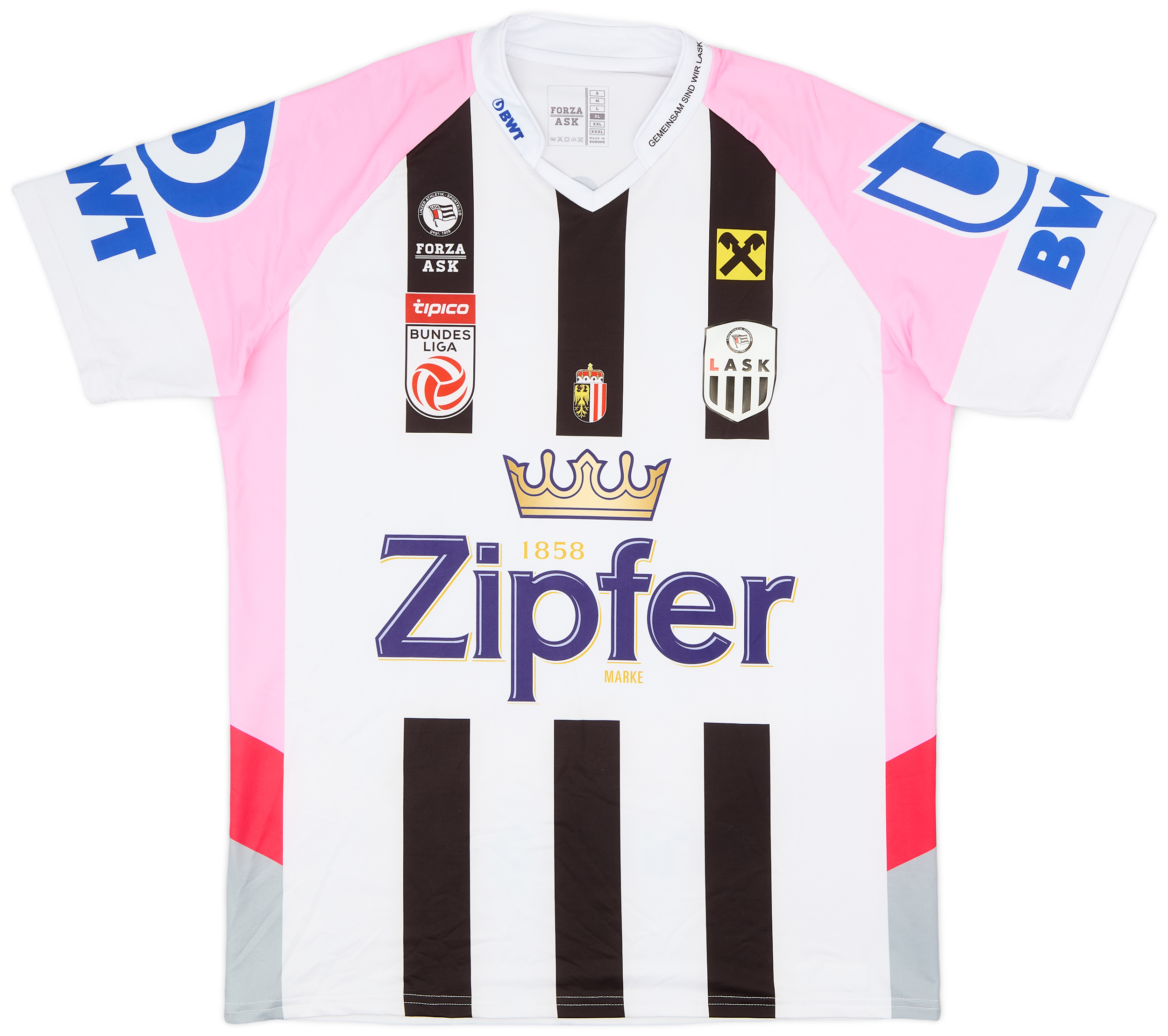 2019-20 LASK Linz Home Shirt - 9/10 - (XL)