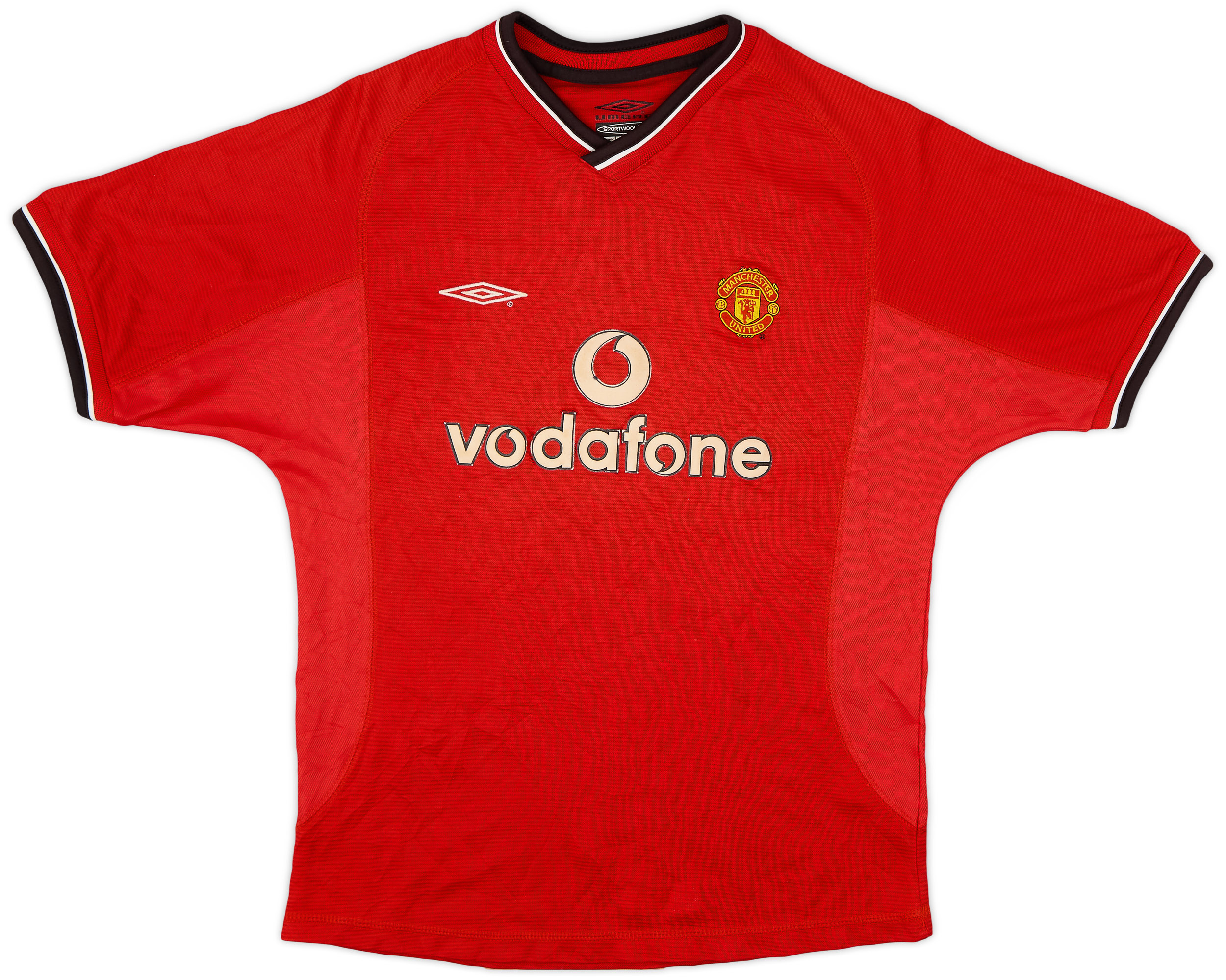2000-02 Manchester United Home Shirt - 8/10 - (M.Boys)