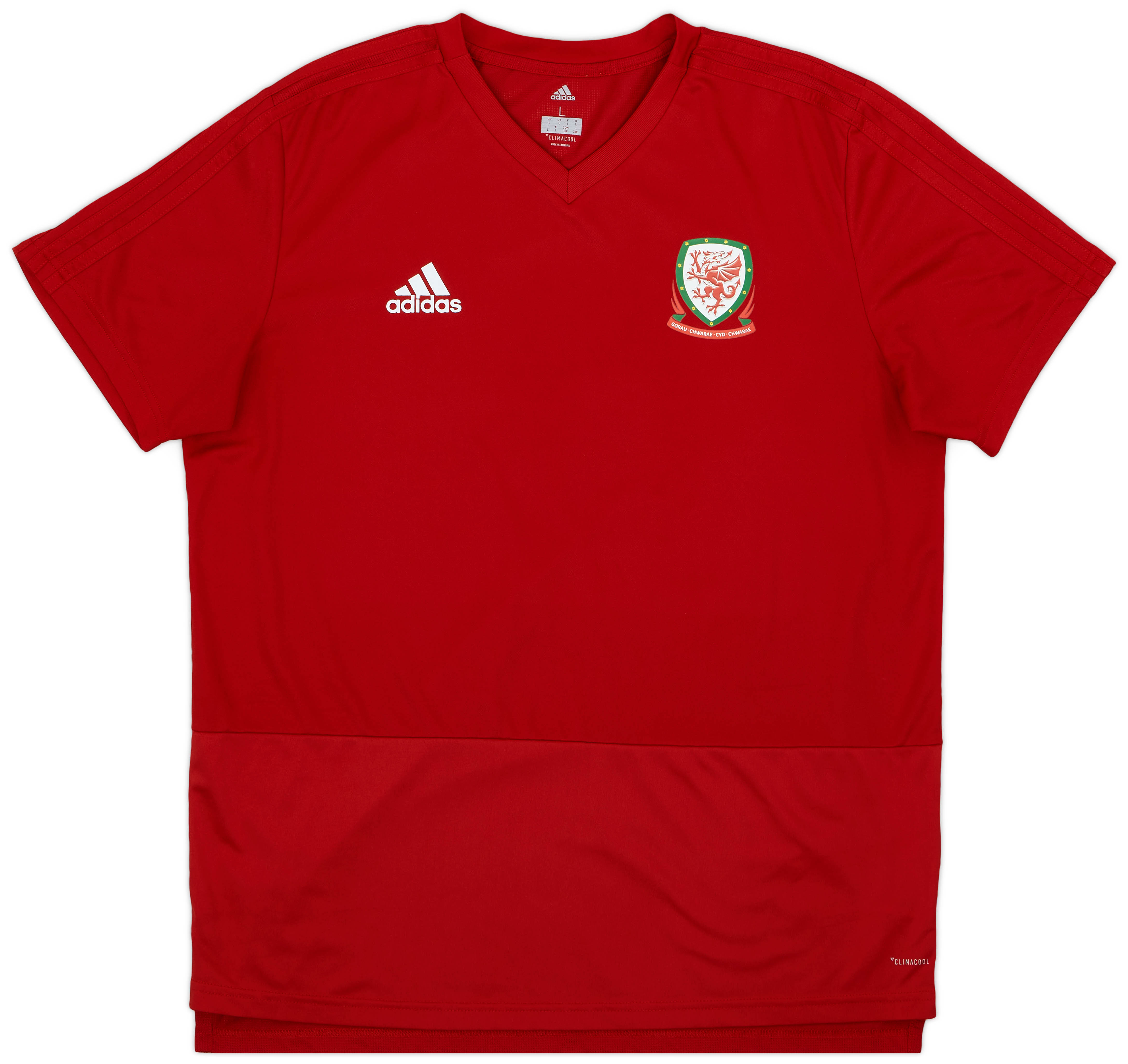 2018-19 Wales adidas Training Shirt - 5/10